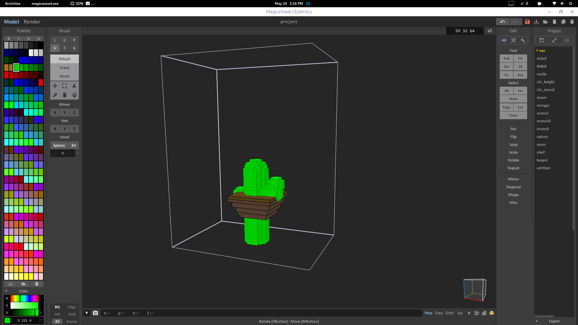 Making and Printing 8bit Models Using MagicaVoxel : 11 Steps ...