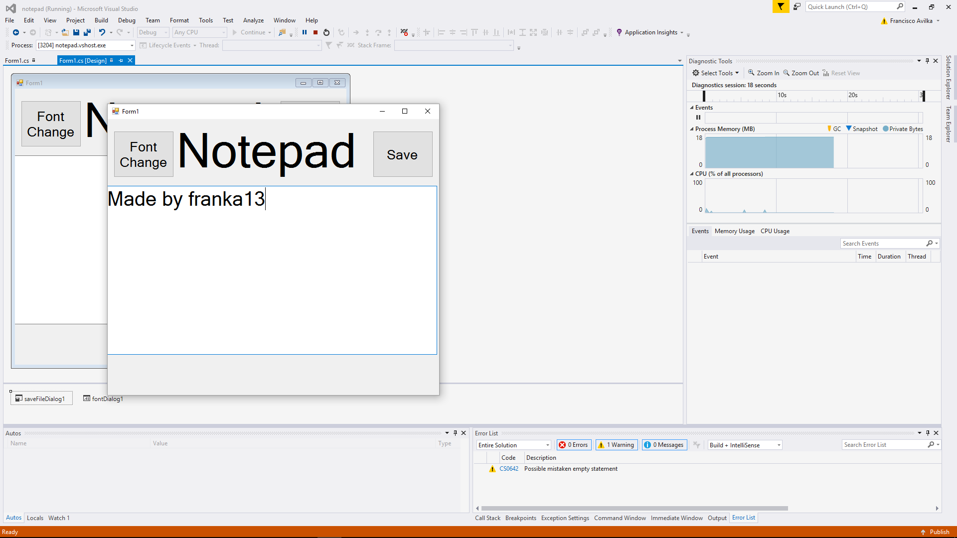 How to Create a Notepad in VS C# : 7 Steps - Instructables