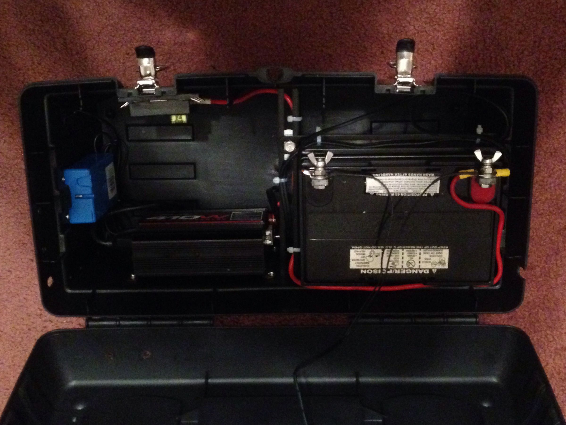 Portable Battery Backup With Upgrades : 3 Steps - Instructables