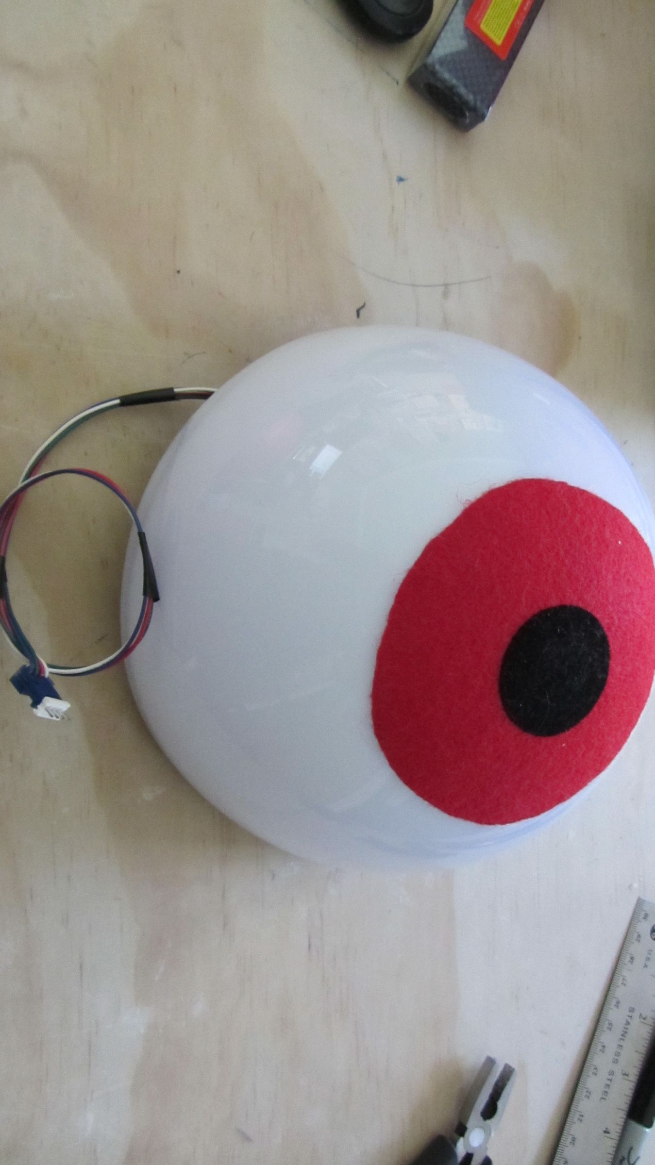 Huge Arduino Animatronic LED Eyeball : 8 Steps (with Pictures ...