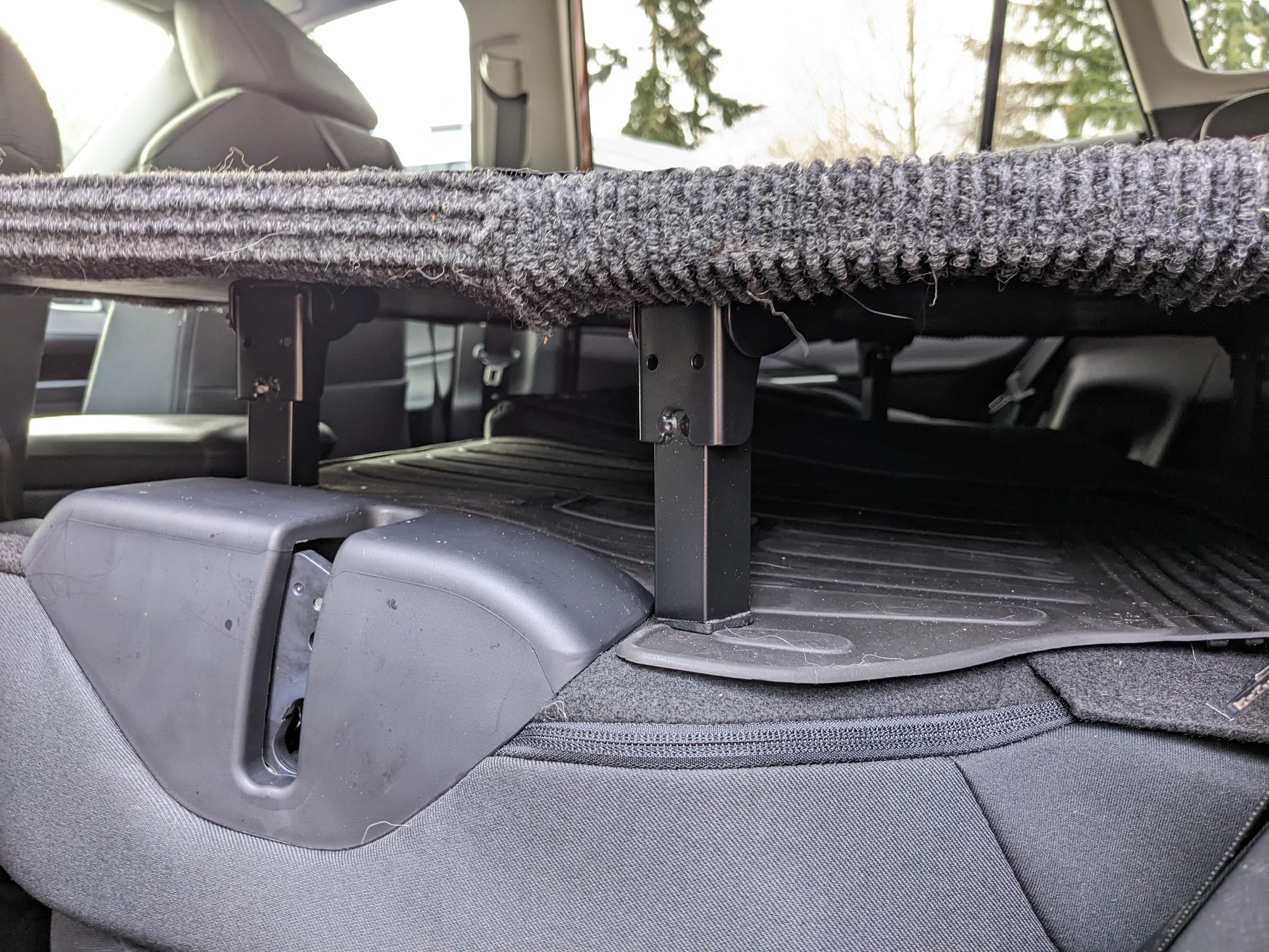 RAV4 Car Camping Platform With Folding Legs : 5 Steps (with Pictures ...