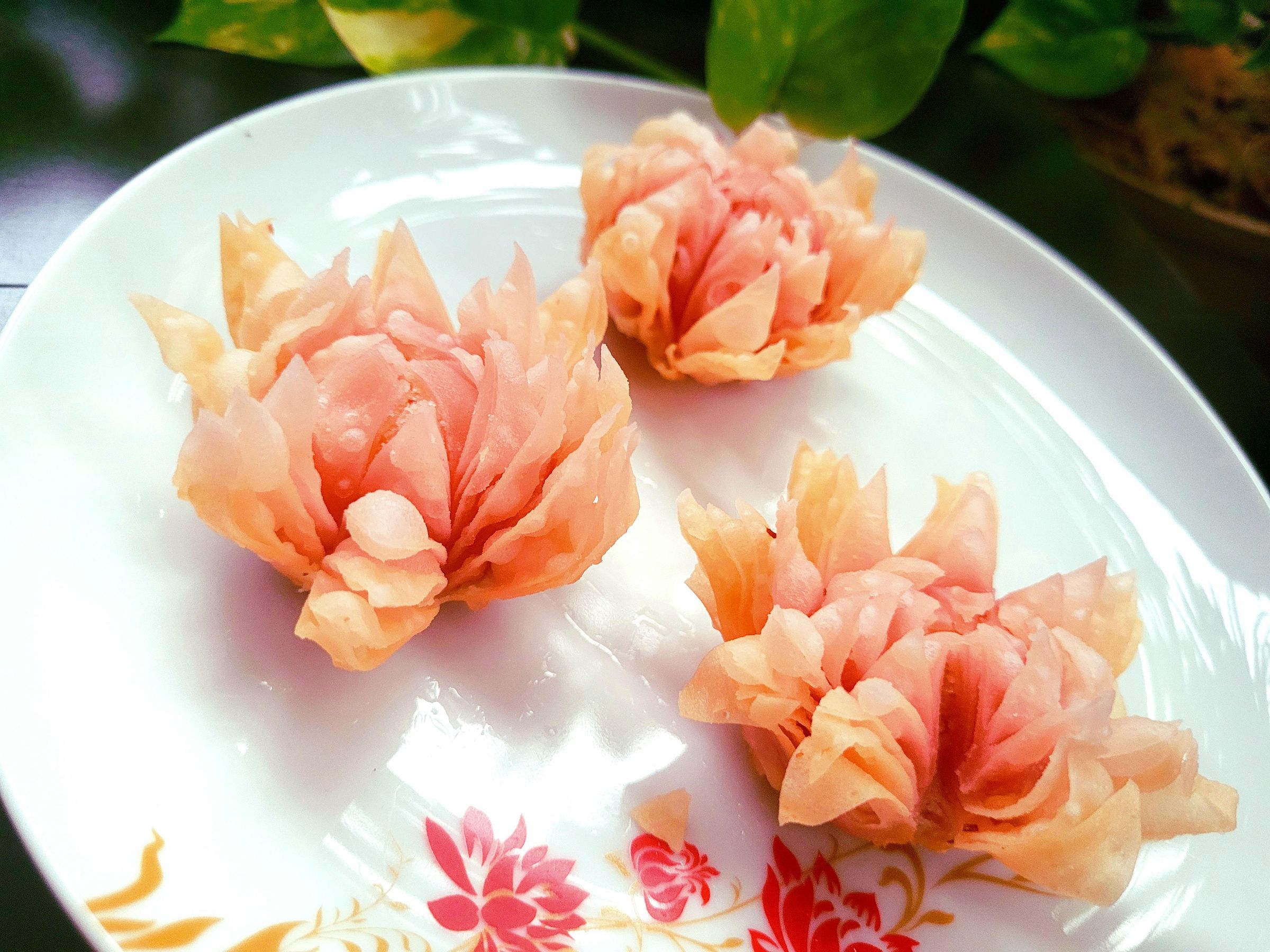 Blooming Lotus Flower Crisps (5 Ingredients) : 18 Steps (with Pictures ...