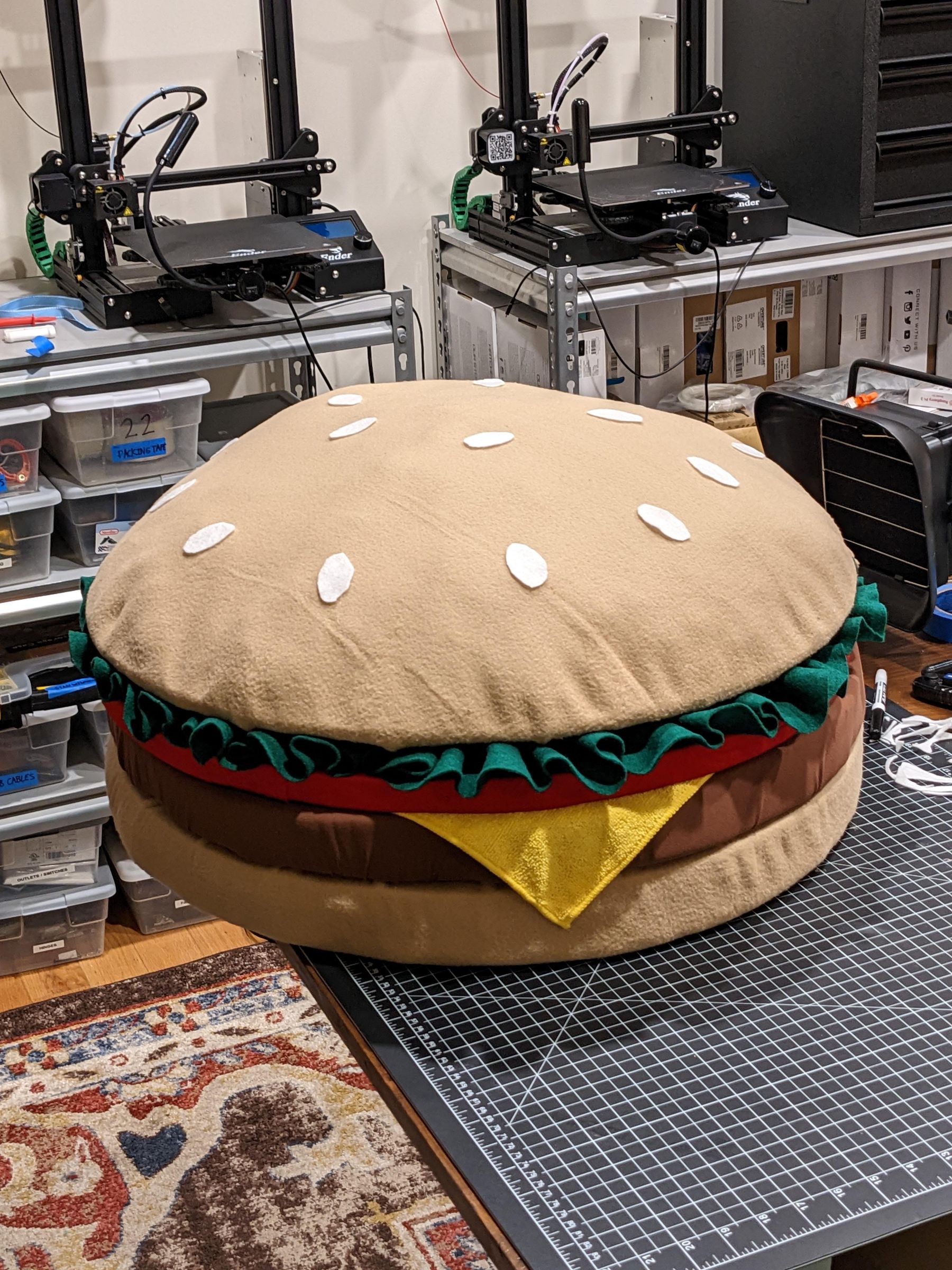 DIY Hamburger Costume : 11 Steps (with Pictures) - Instructables