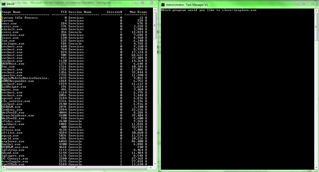Make Your Own Version Of Task Manager 7 Steps Instructables