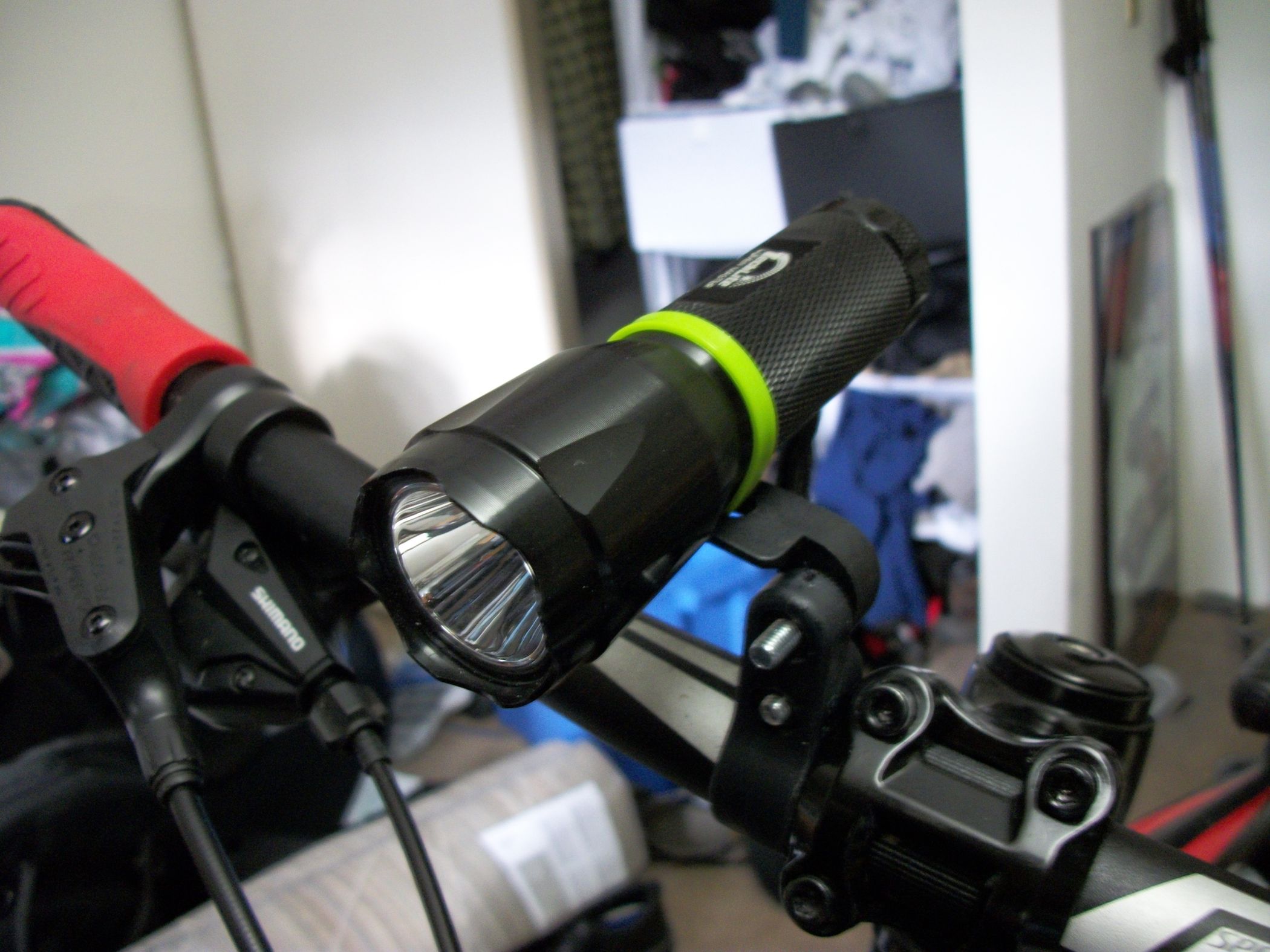 Simple, Easy, Cheap Handlebar Mount for Flashlight (with Pictures ...