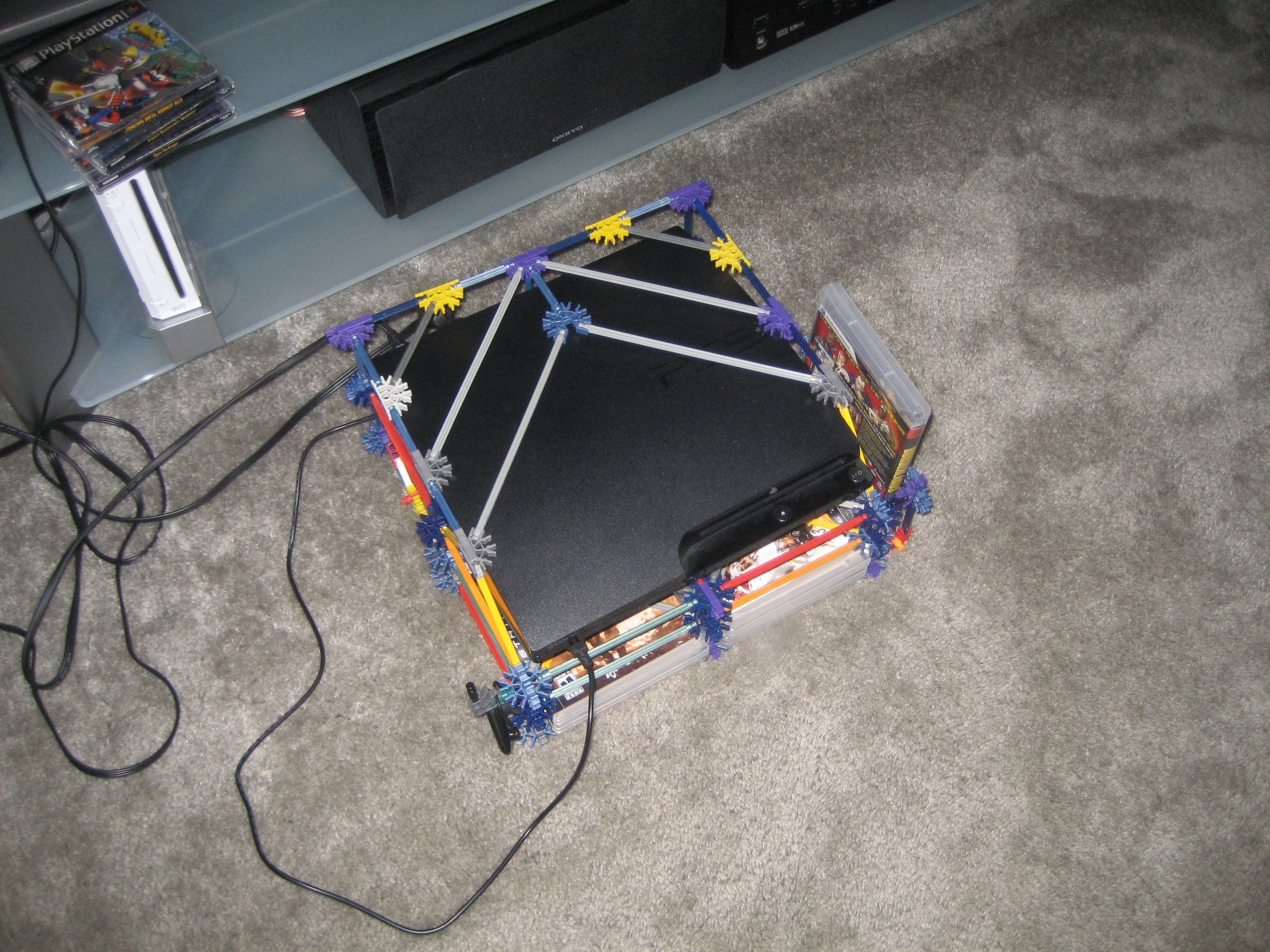 Knex PS3 Slim Organization System : 3 Steps - Instructables