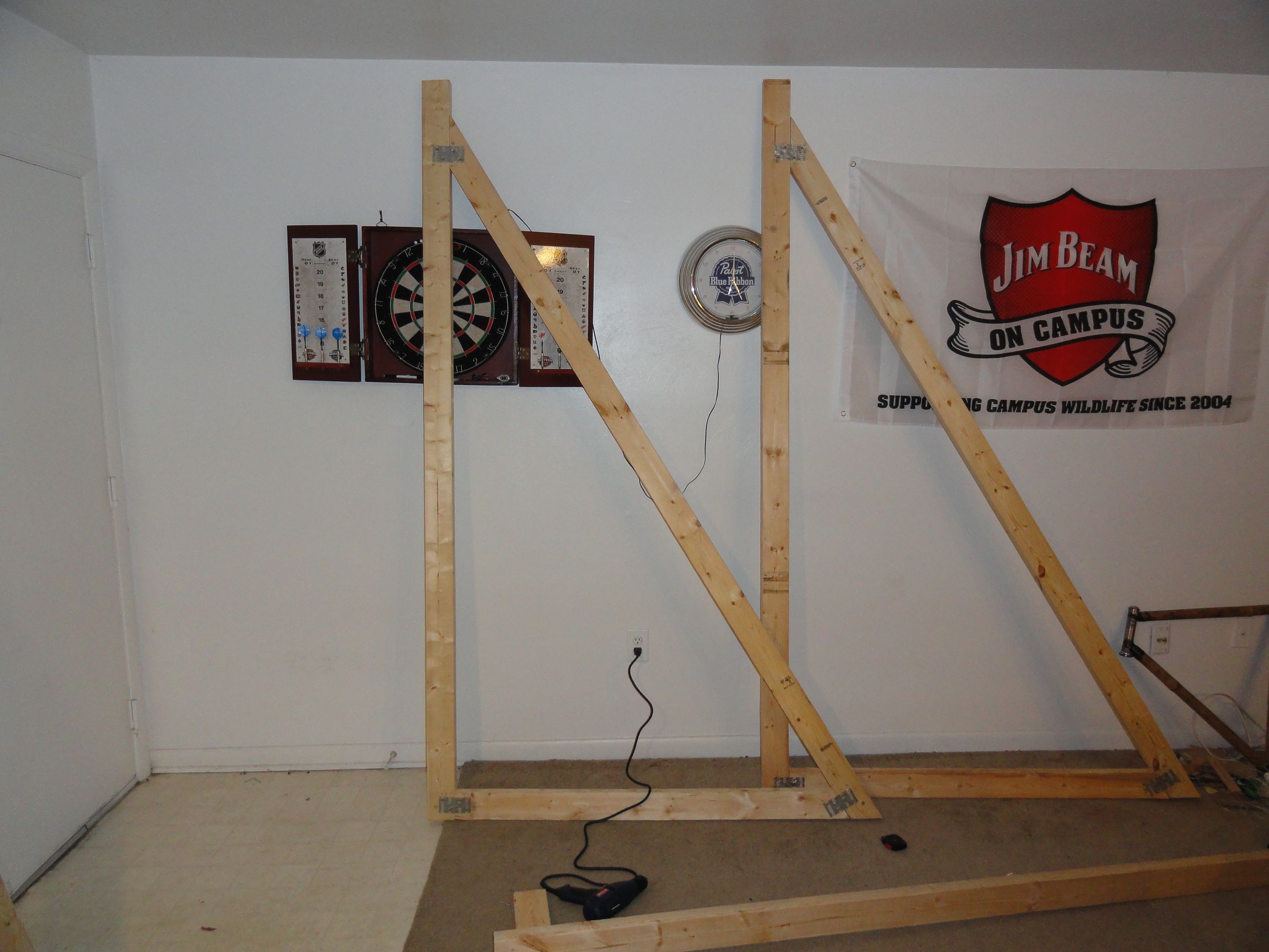 Freestanding Indoor Rock Climbing Wall for $150 : 7 Steps (with ...