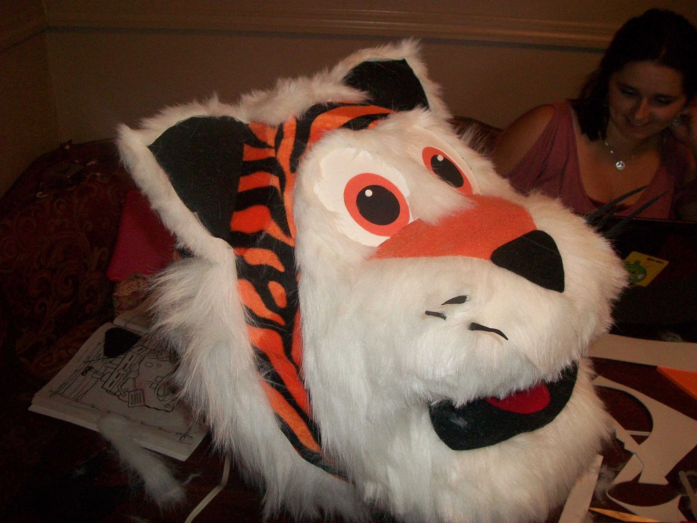 DIY Homemade Cincinnati Bengals Tiger Mascot "Who Dey" : 6 Steps (with ...