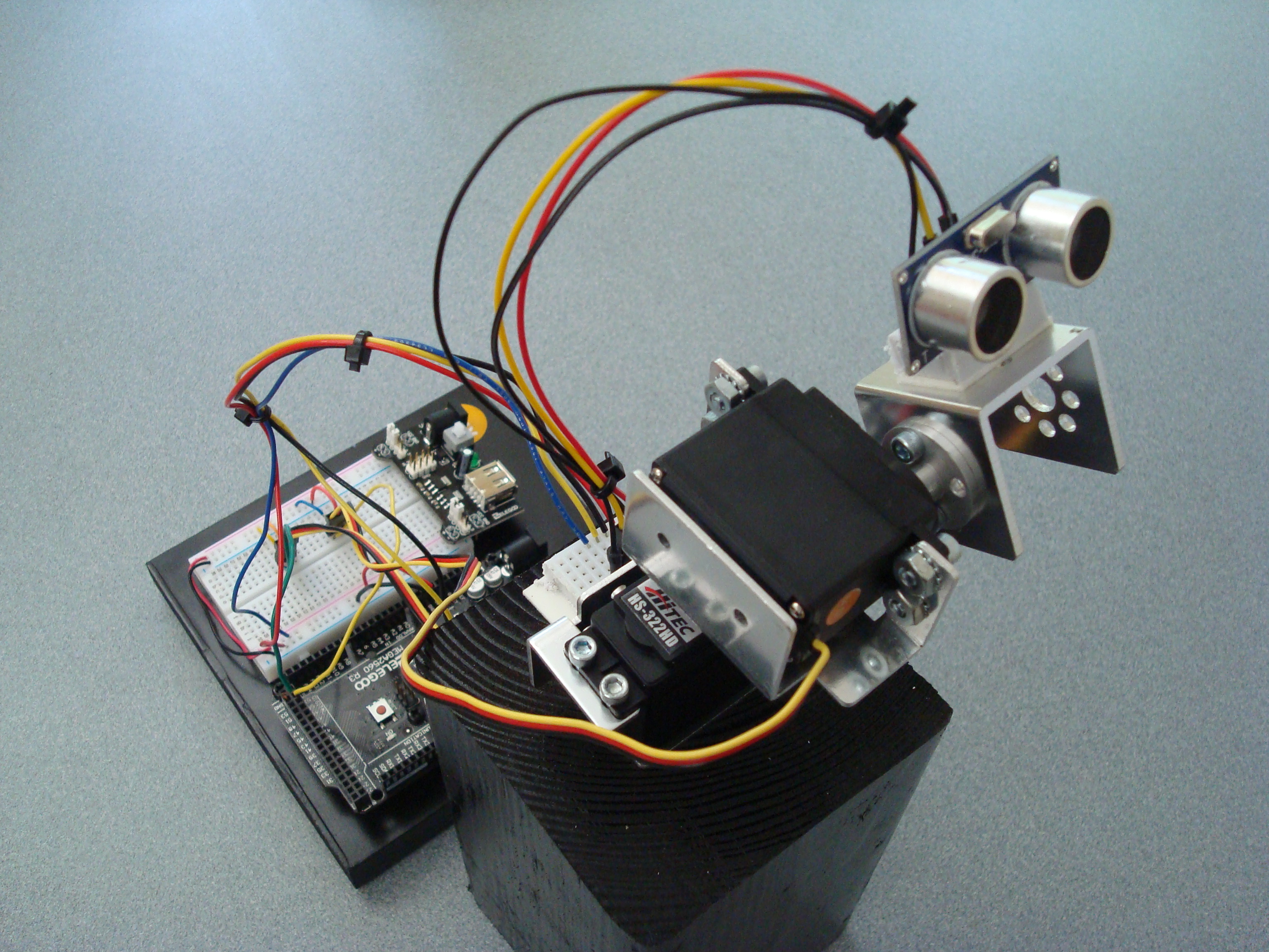 Arduino Pan & Tilt With Ultra-Sonic Tracking : 5 Steps - Instructables