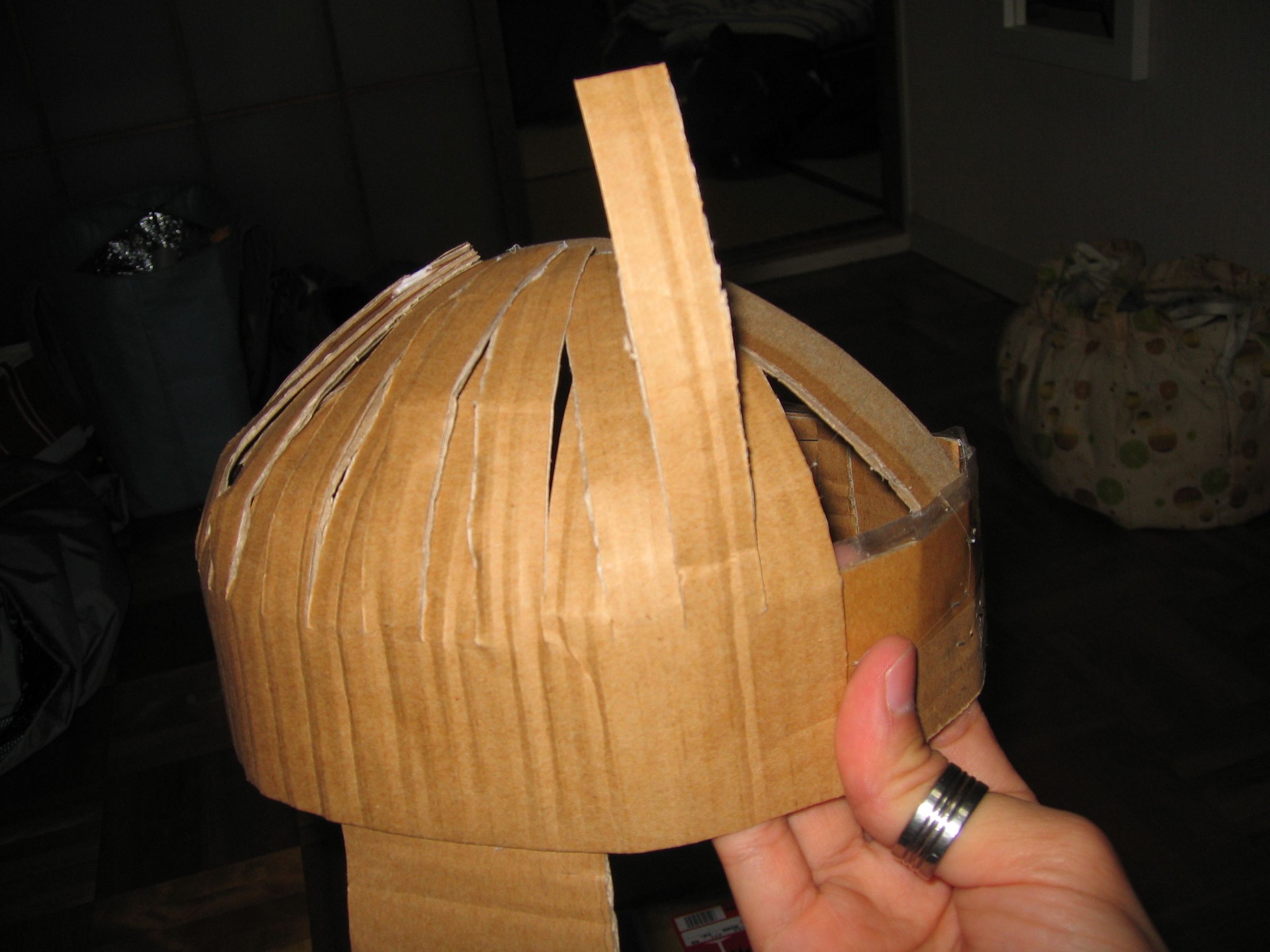 How To Make A Roman Soldier Helmet From Cardboard