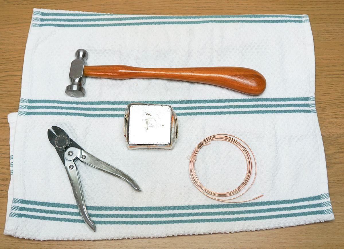 DIY Woven CANE & COPPER Art | Wall Decor Project : 8 Steps (with ...