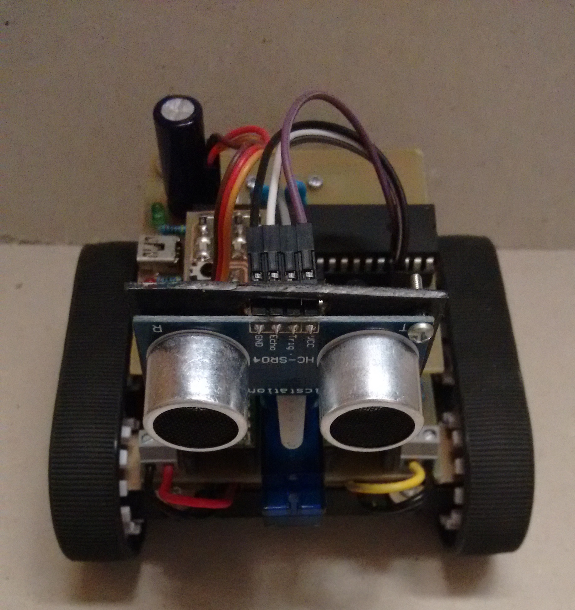 Ultrasonic Obstacle-avoiding Robot : 16 Steps (with Pictures ...