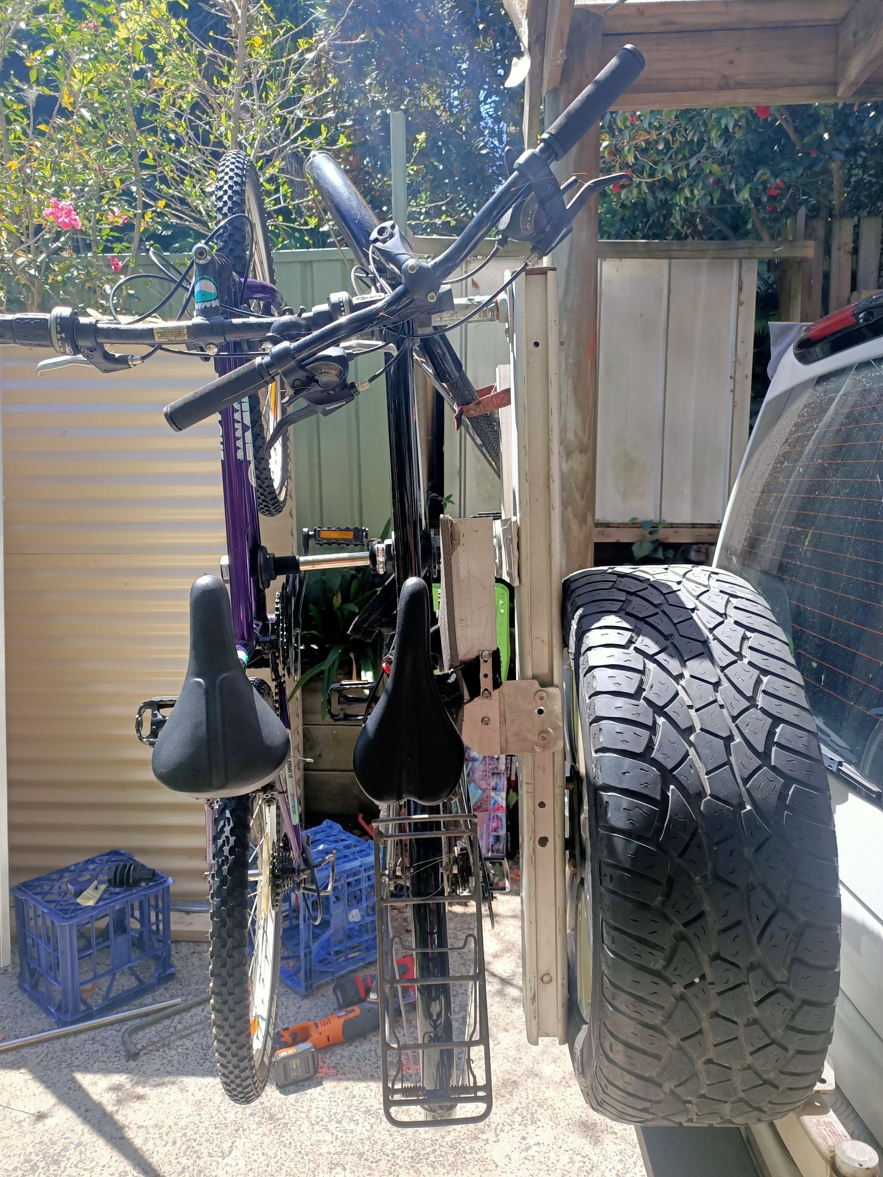 Swing Out Bike Rack - Instructables