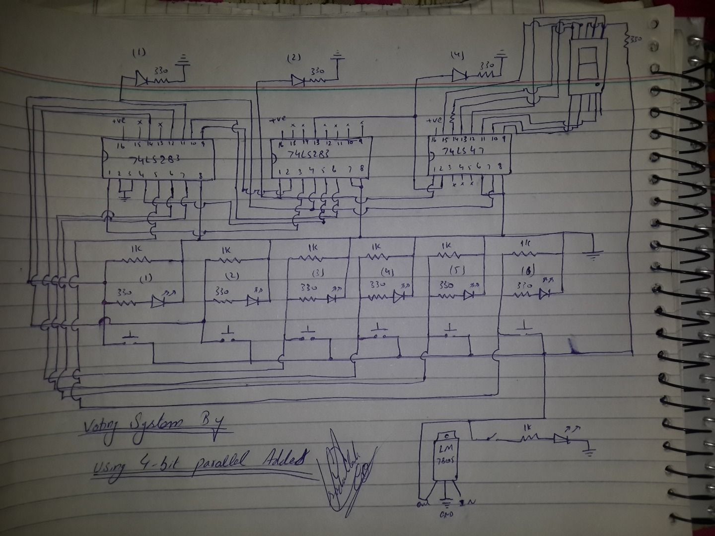 Voting System by Using 4-bits Parallel Adder : 6 Steps (with Pictures ...