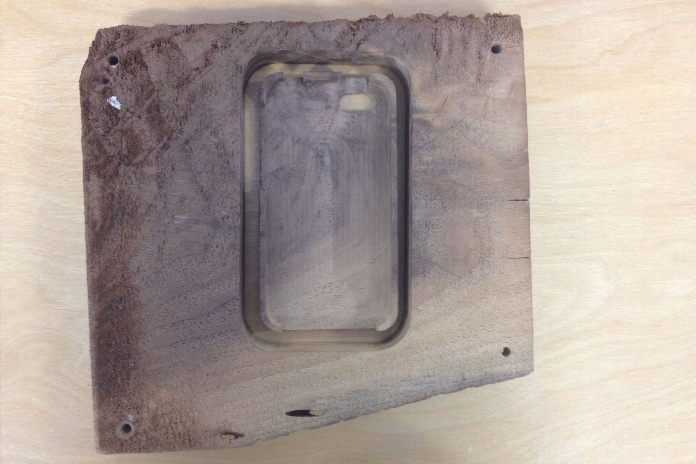 Wood IPhone Case Made at TechShop Chandler With No 3-D Software : 4 ...