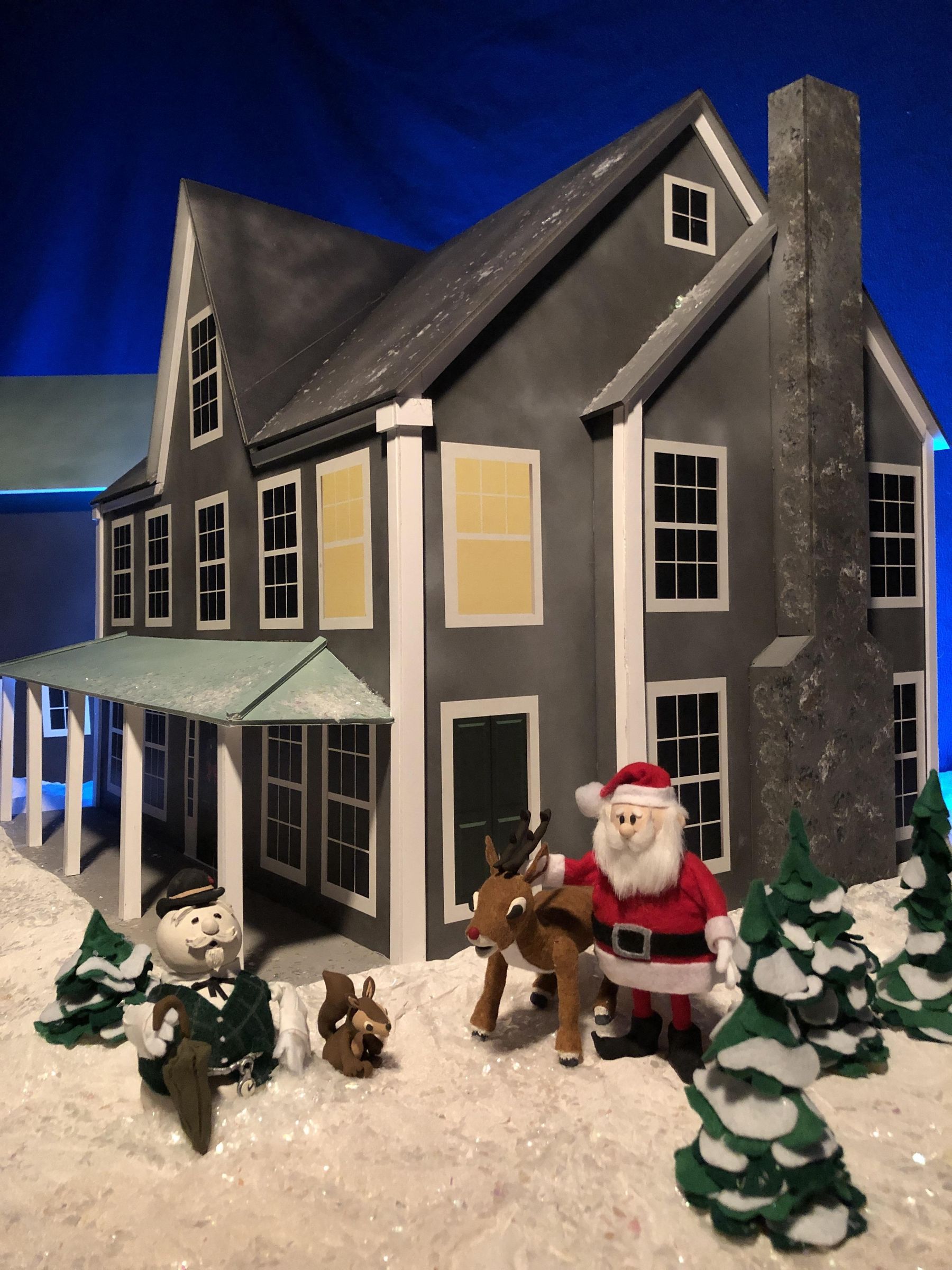 Creating Rudolph the Red Nosed Reindeer Figures for Christmas Card : 18 ...