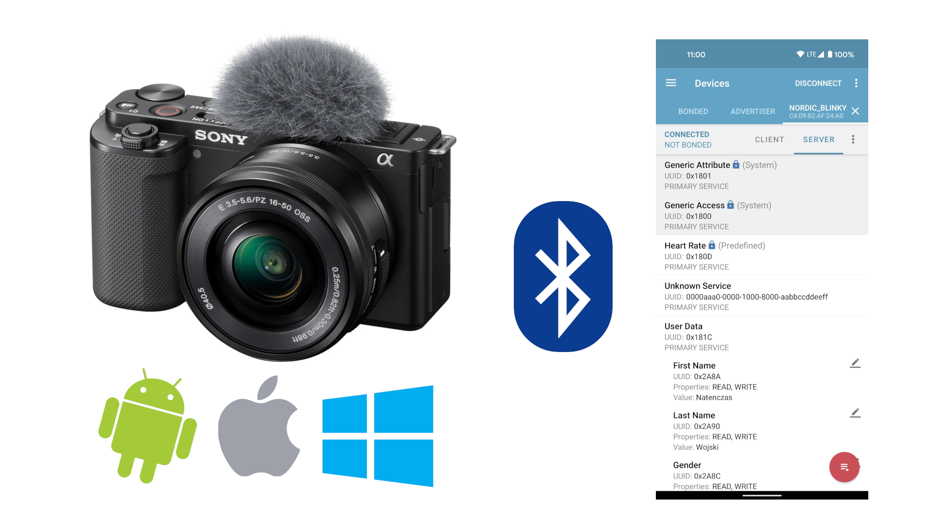 DIY Sony Camera Bluetooth BLE Remote App : 5 Steps - Instructables