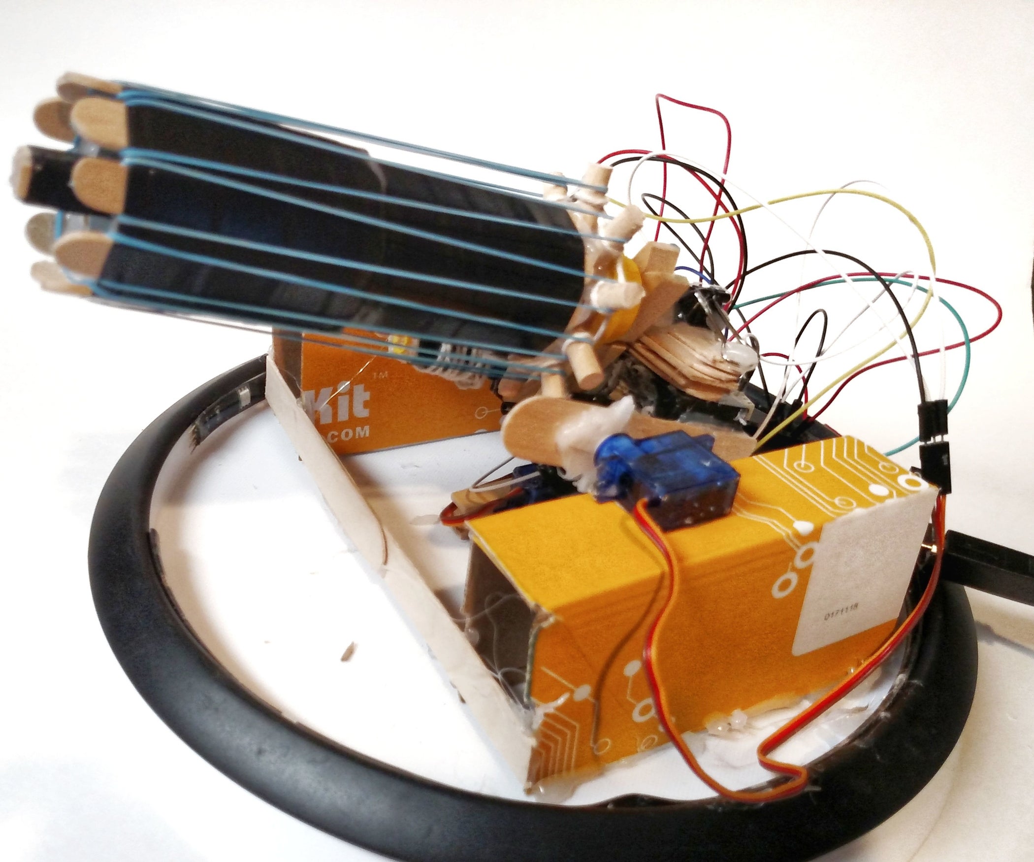 Rubber Band Gatling Gun Turret (Arduino) : 12 Steps - Instructables