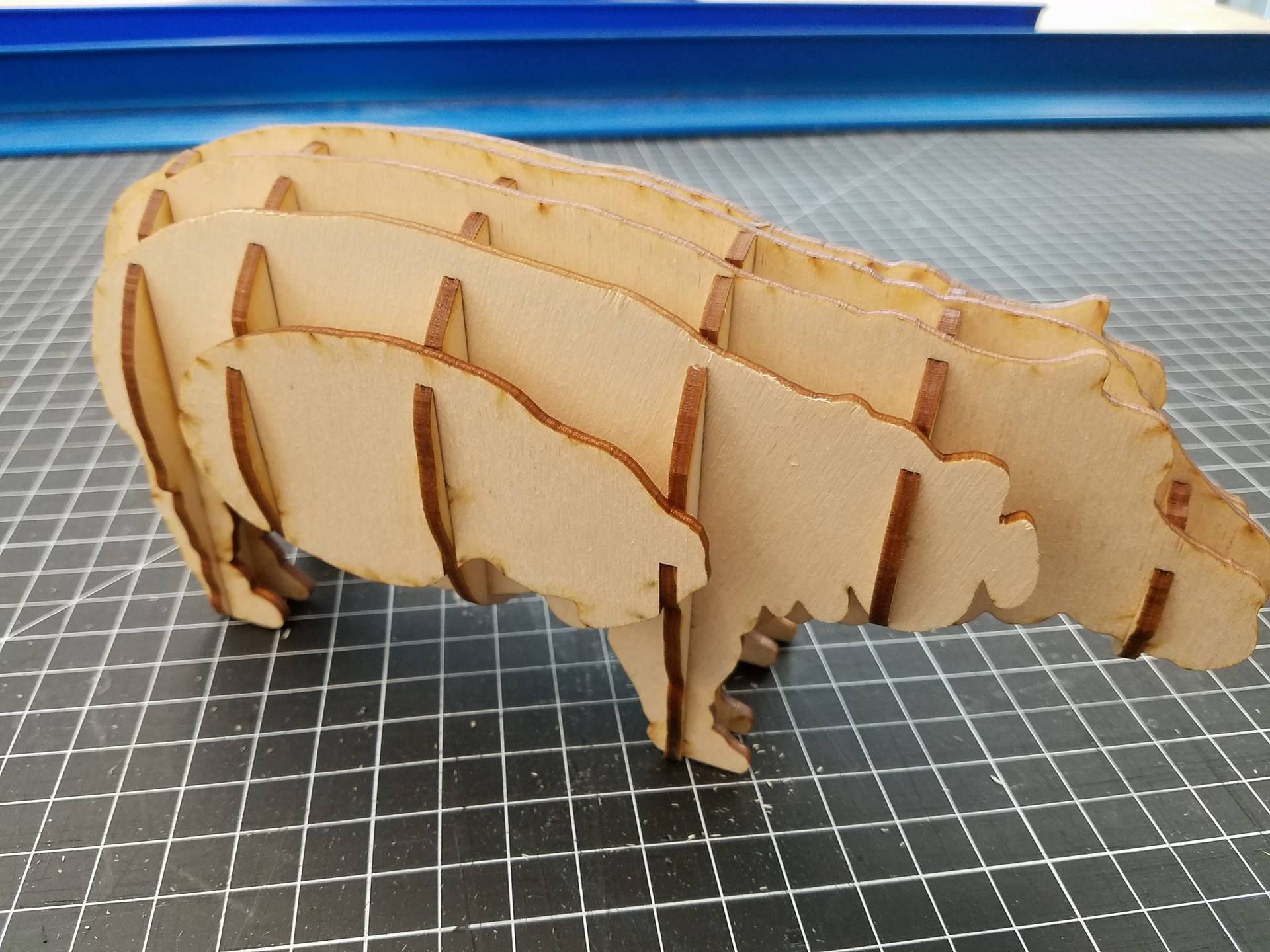Laser Cut Hippo : 4 Steps - Instructables