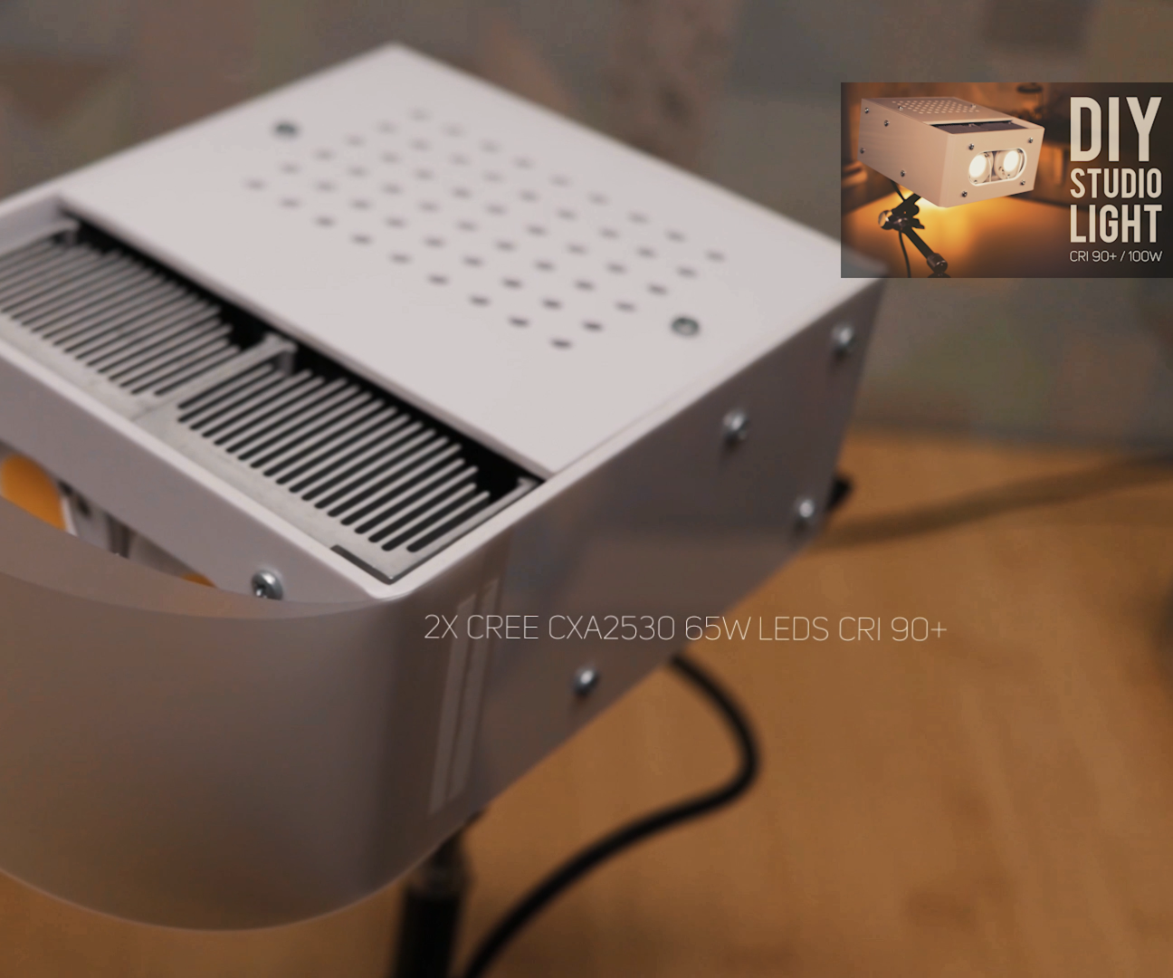 DIY FLOODLIGHT W/AC LEDs (+EFFICIENCY VS DC LEDs) : 21 Steps (with ...