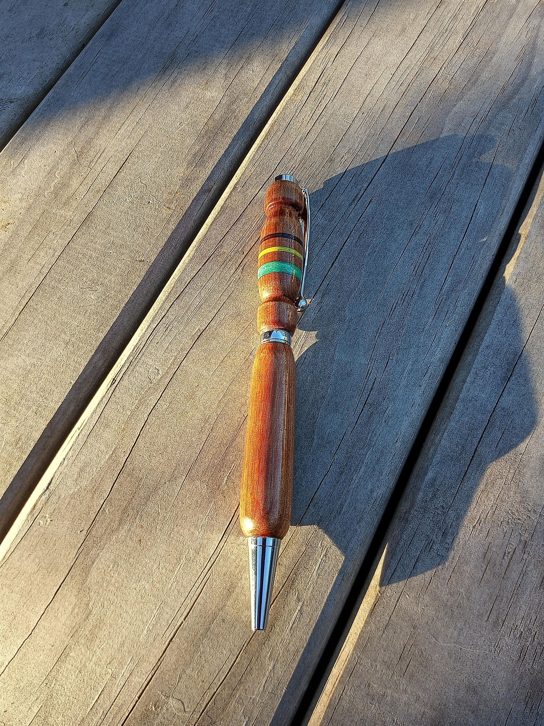 Turning a Wooden Pen With Inlays : 11 Steps (with Pictures) - Instructables