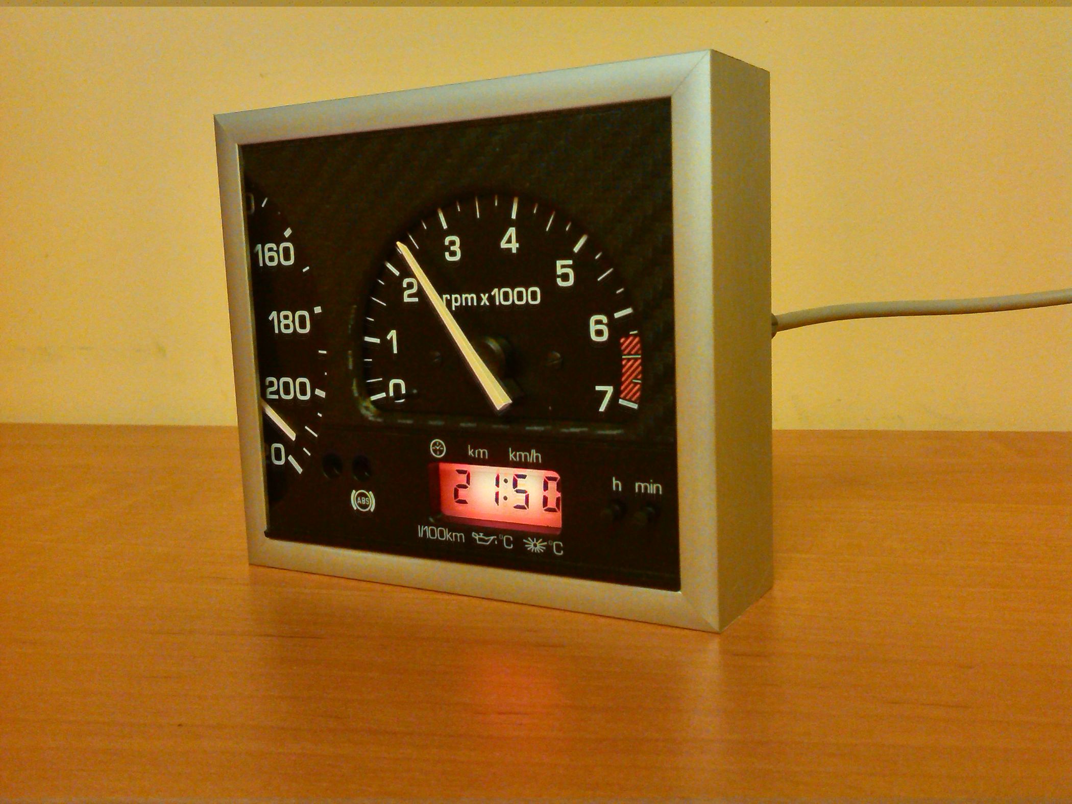 Old Instrument Cluster USB Clock - Instructables