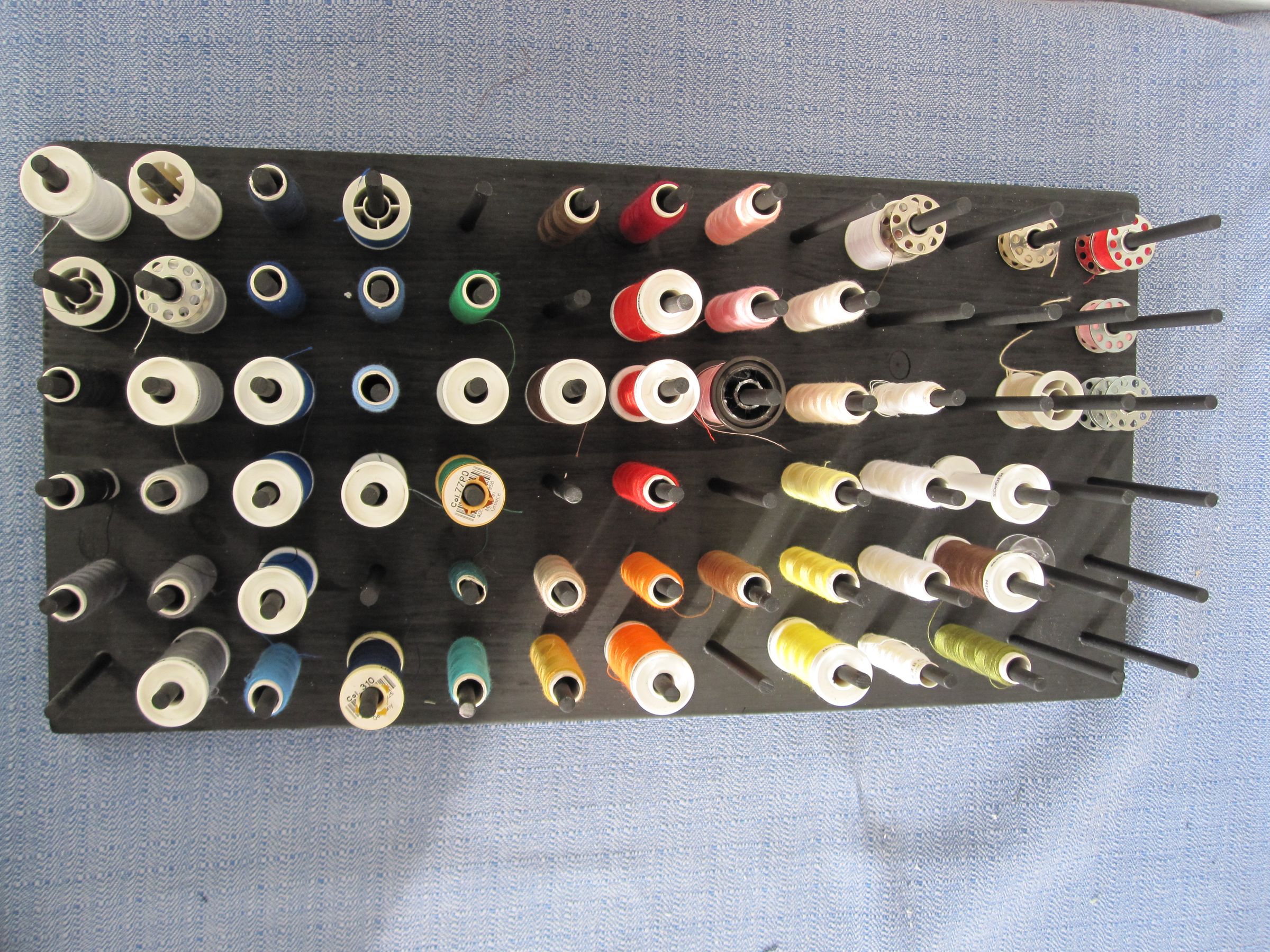 Spool Organizer: a Place for Every Thread - Instructables