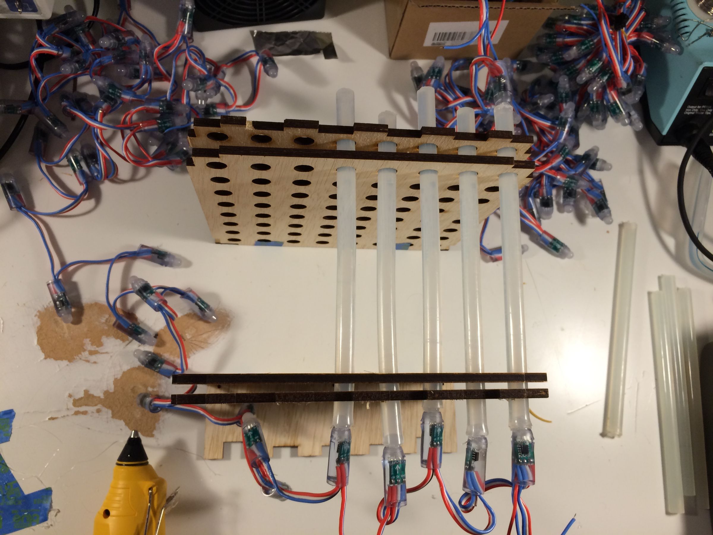 "Fiber Optic" LED Matrix : 9 Steps (with Pictures) - Instructables