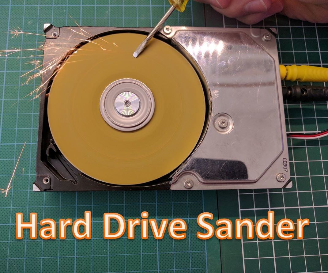 Hard Drive Sander : 5 Steps (with Pictures) - Instructables