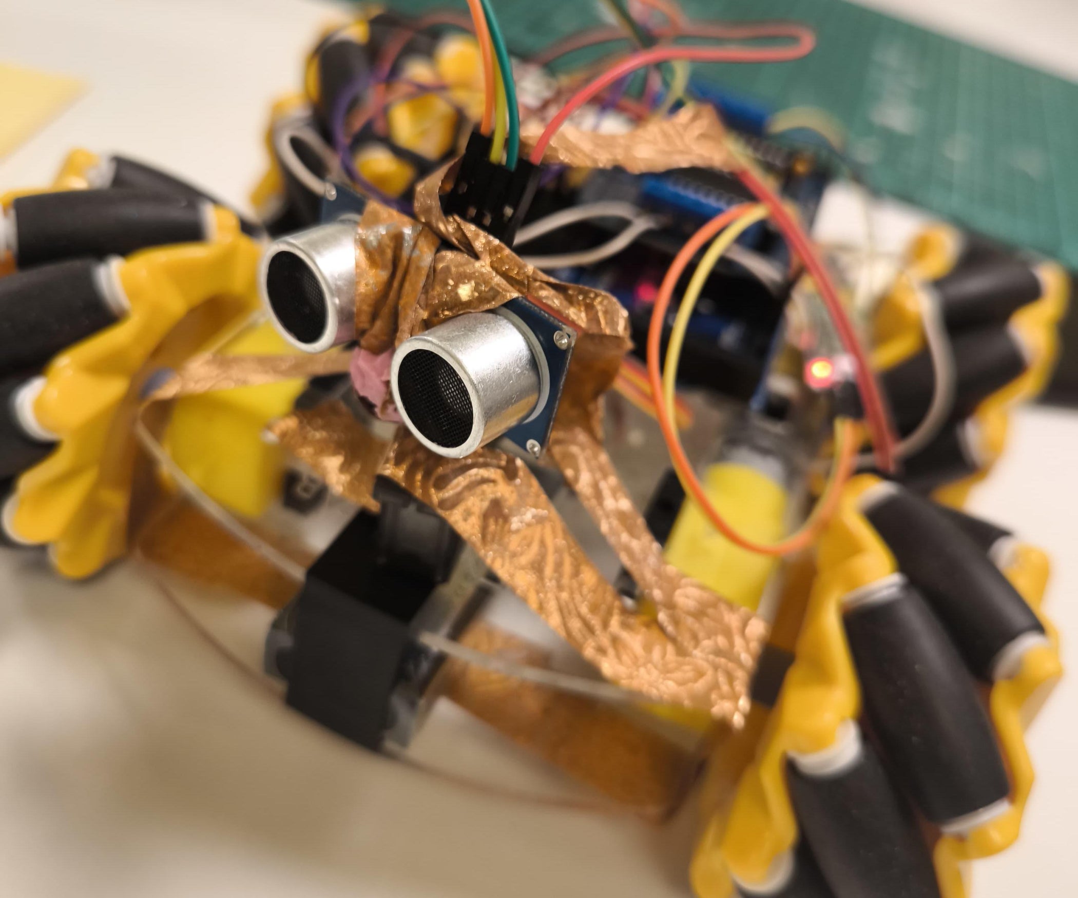 Bluetooth-Controlled Follow Me Robot With Ultrasonic Sensor and Mecanum ...