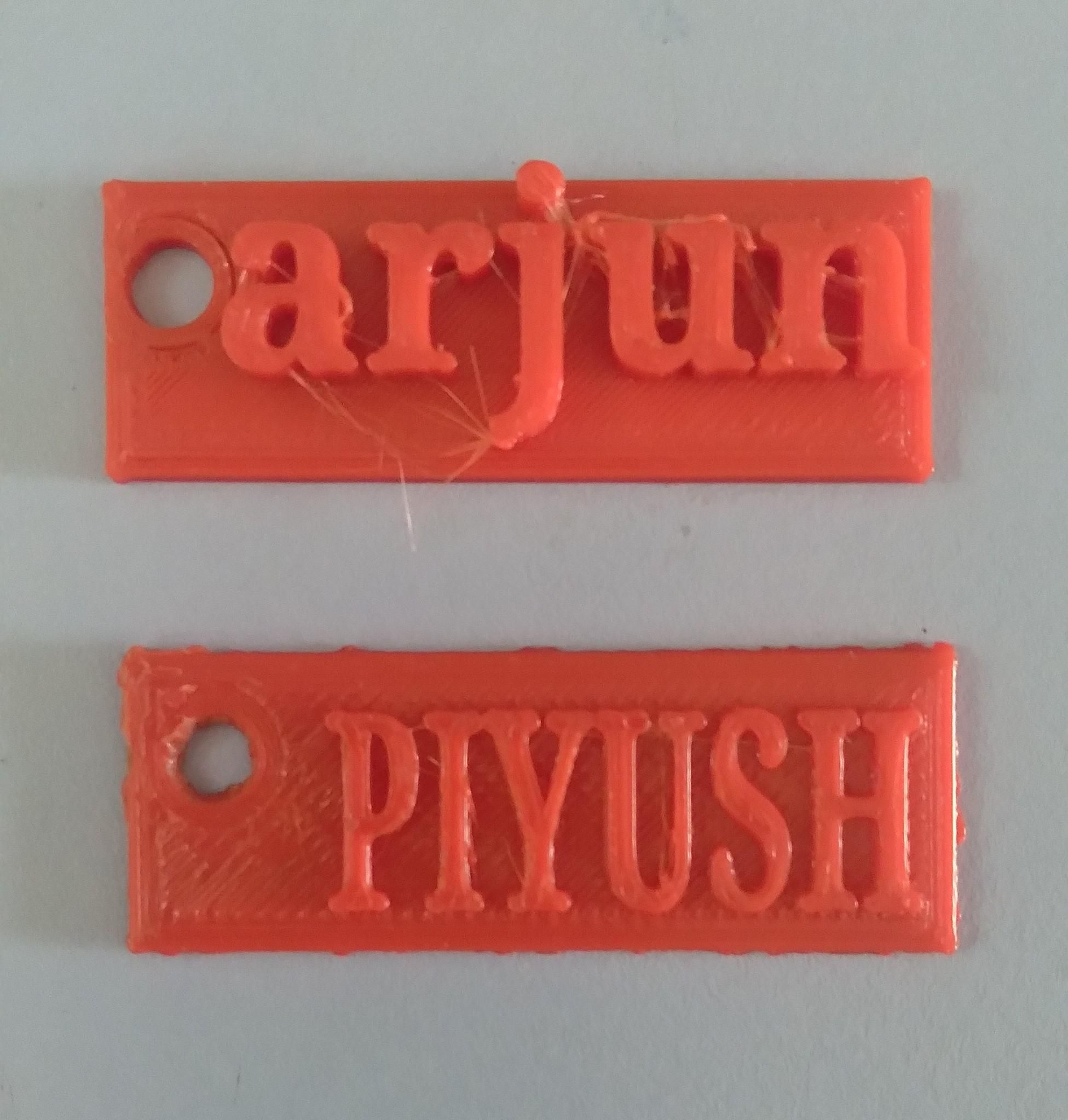 The Project Is Making Key Chain of the Students Name Using Tinkercad. : 16 Steps - Instructables