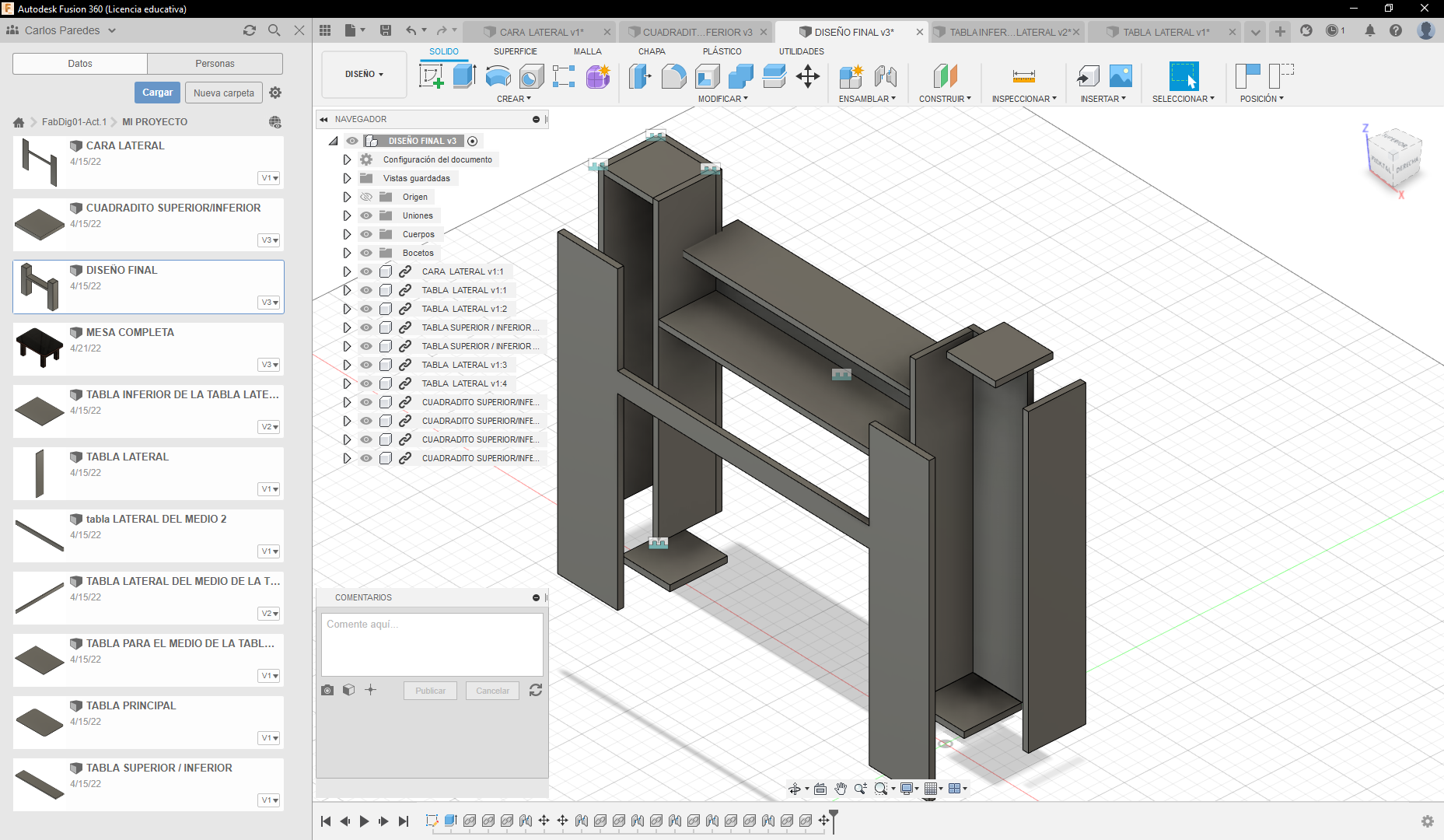 MESA / COMEDOR : 11 Steps - Instructables