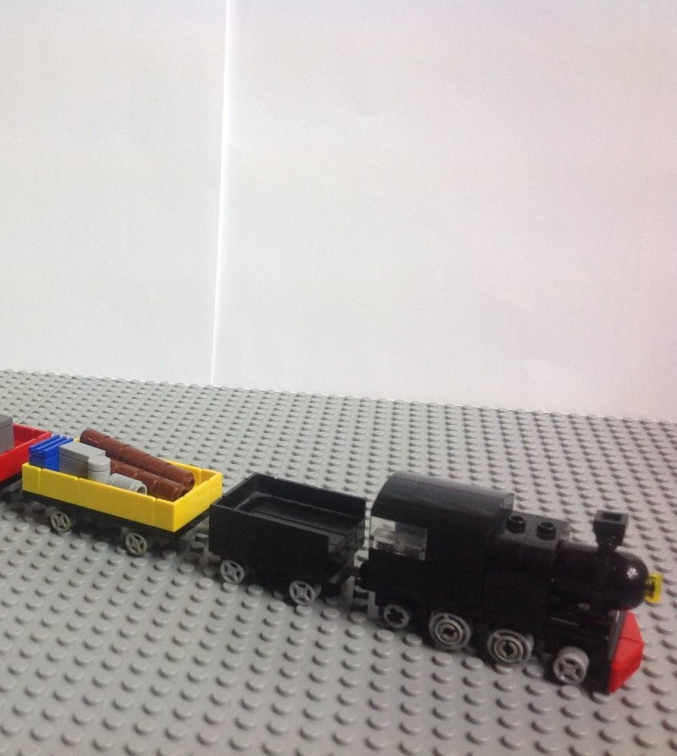 Lego Micro Sized Steam Train With Cars - Instructables