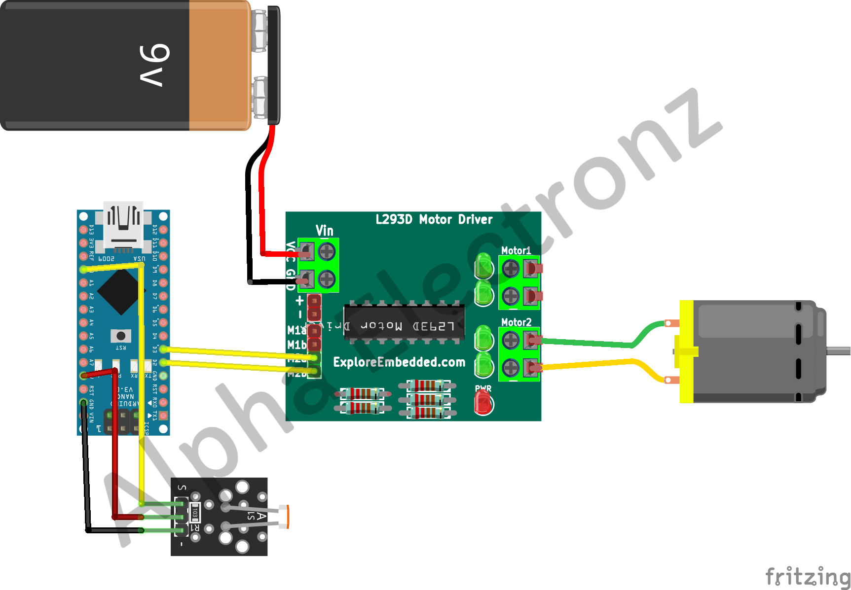 Automatic Curtain/Window Blind Using Arduino and LDR : 3 Steps ...