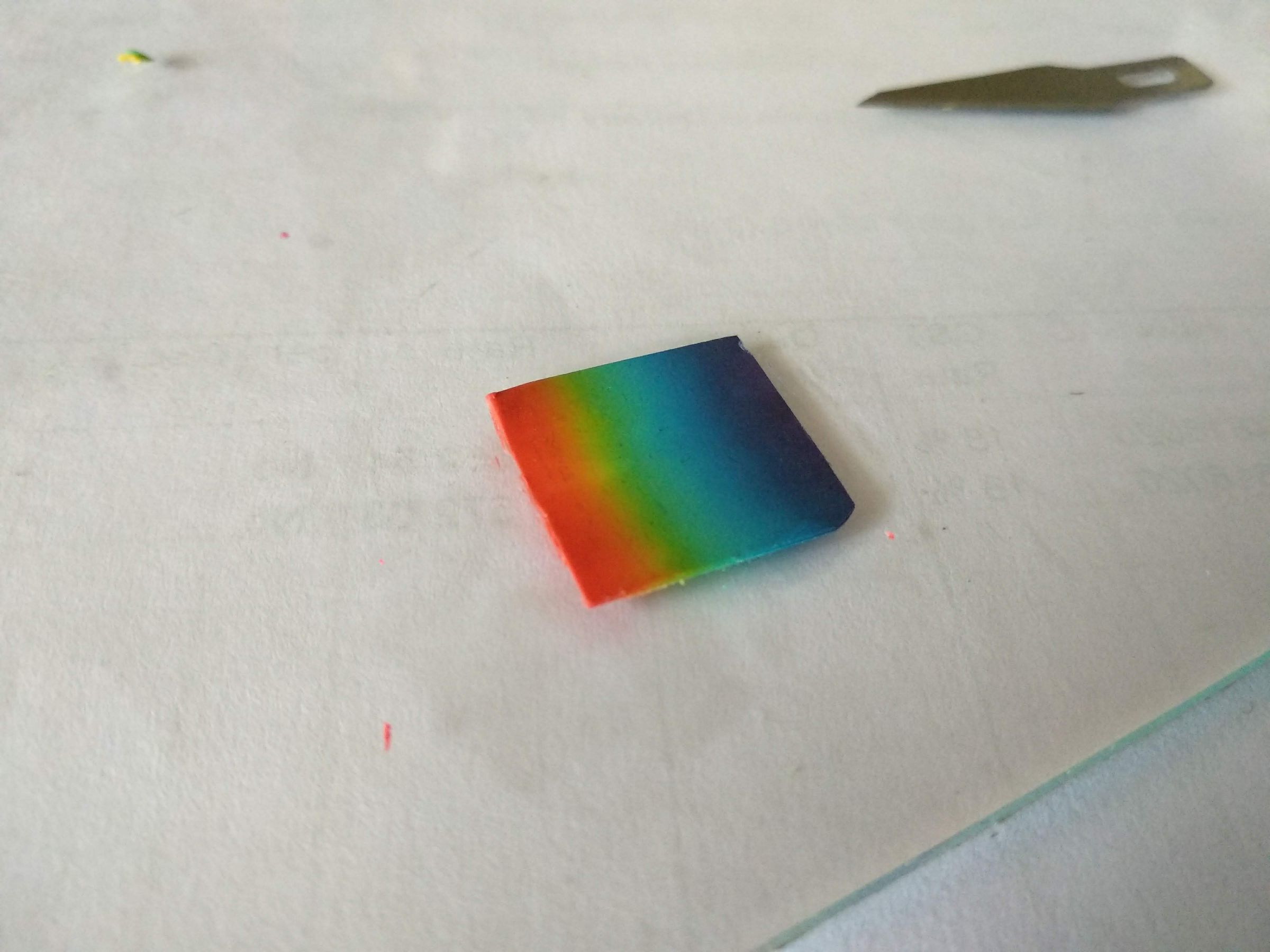 Polymer Clay Rainbow Gradient! : 4 Steps (with Pictures) - Instructables