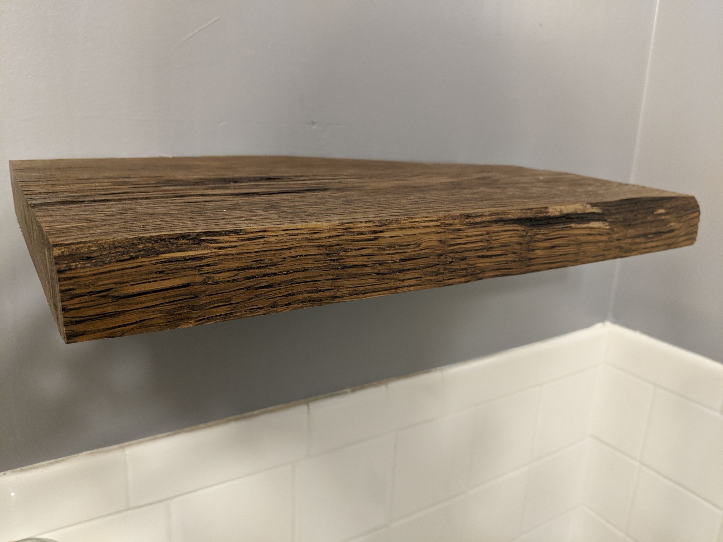 Live Edge Floating Shelf... From Scratch : 14 Steps (with Pictures ...
