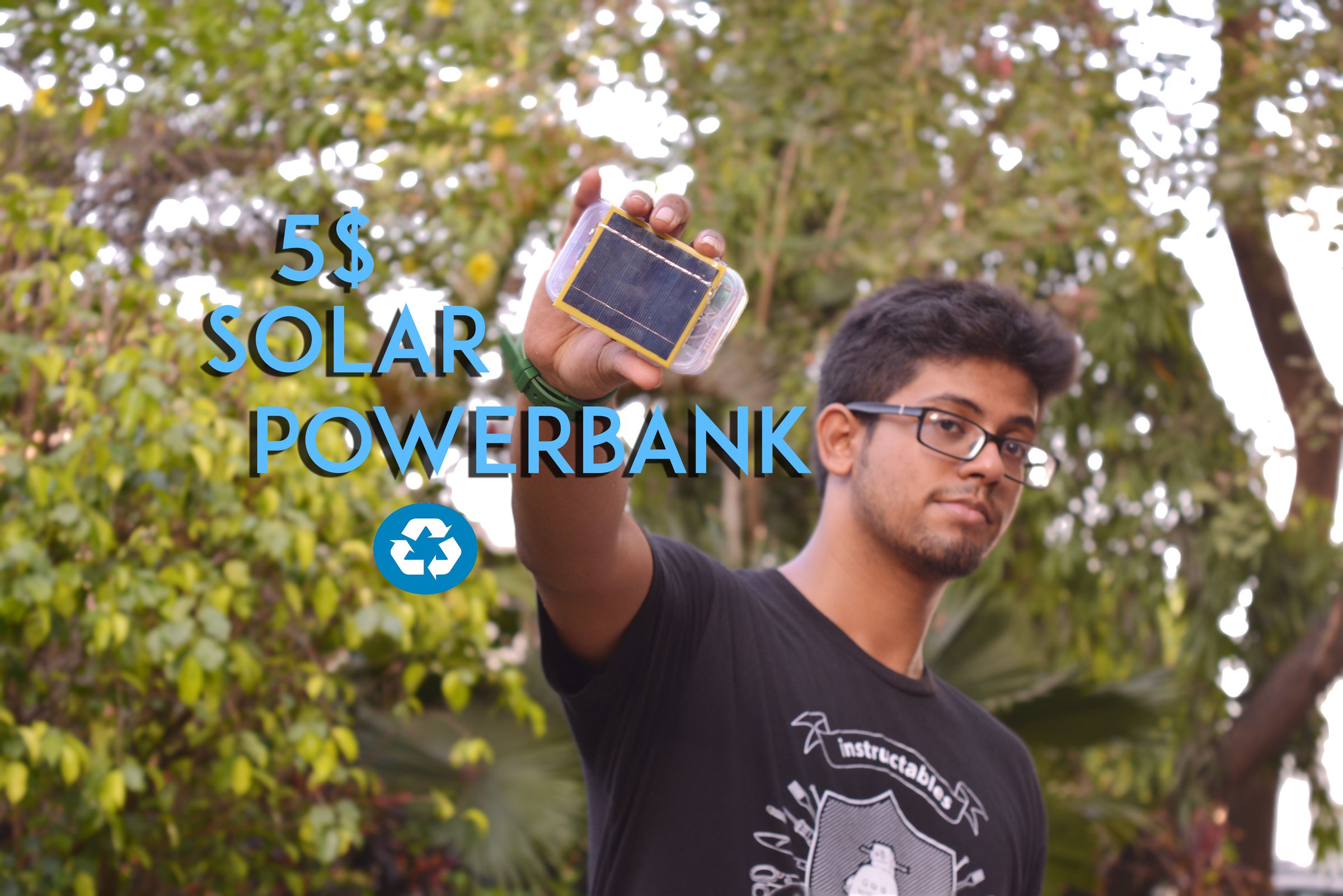 5 $ Solar Power Bank From Recycled Laptop Battery : 5 Steps (with ...