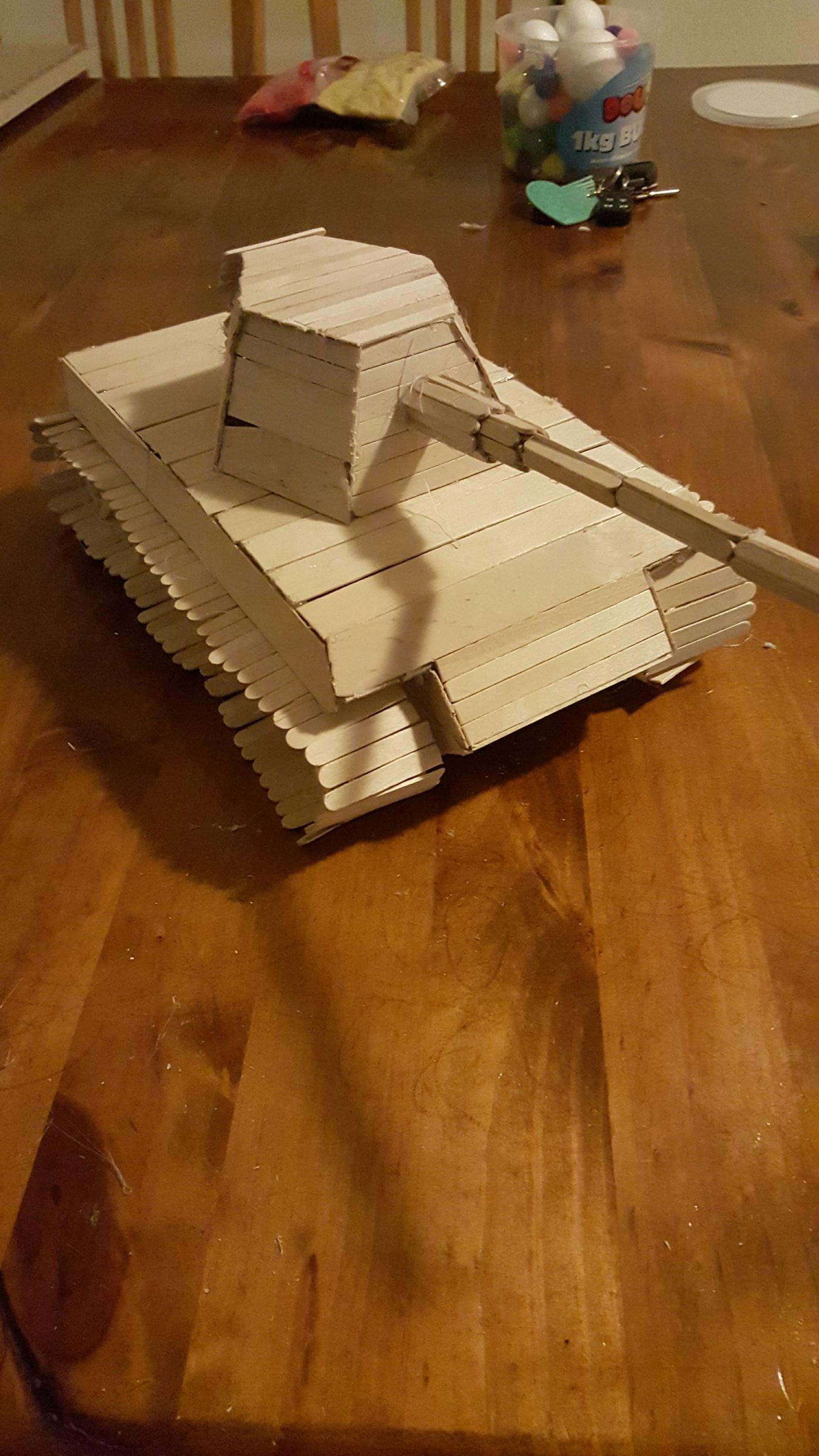 Panther Tank Made From Popsicle Sticks : 11 Steps - Instructables