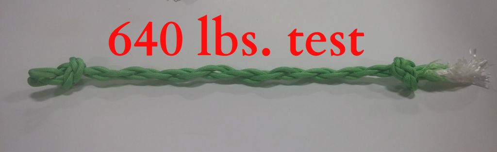 4x Strength Civilian Paracord (640 Lbs. Test) : 3 Steps - Instructables