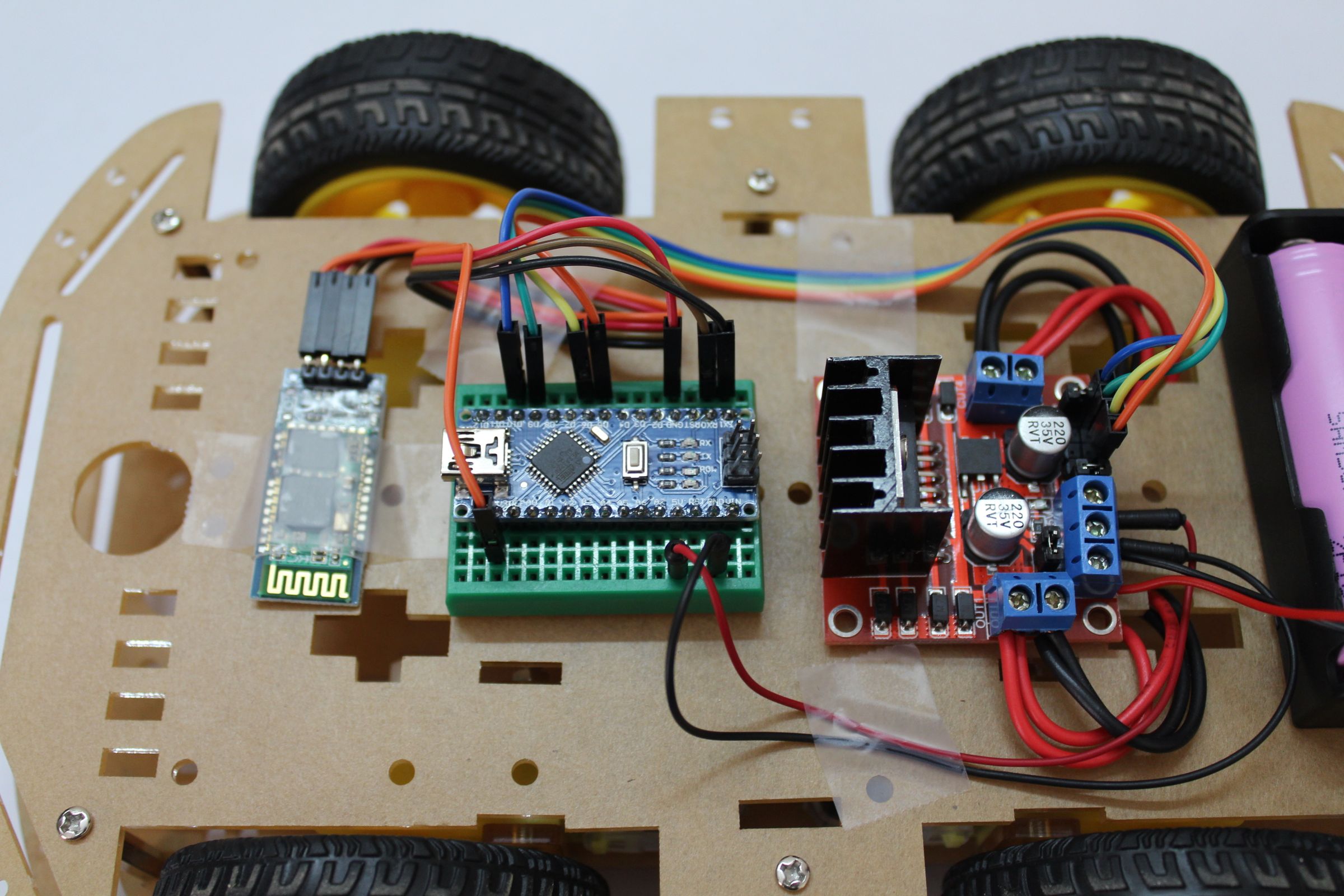 Smartphone Controlled Arduino Rover : 17 Steps (with Pictures ...