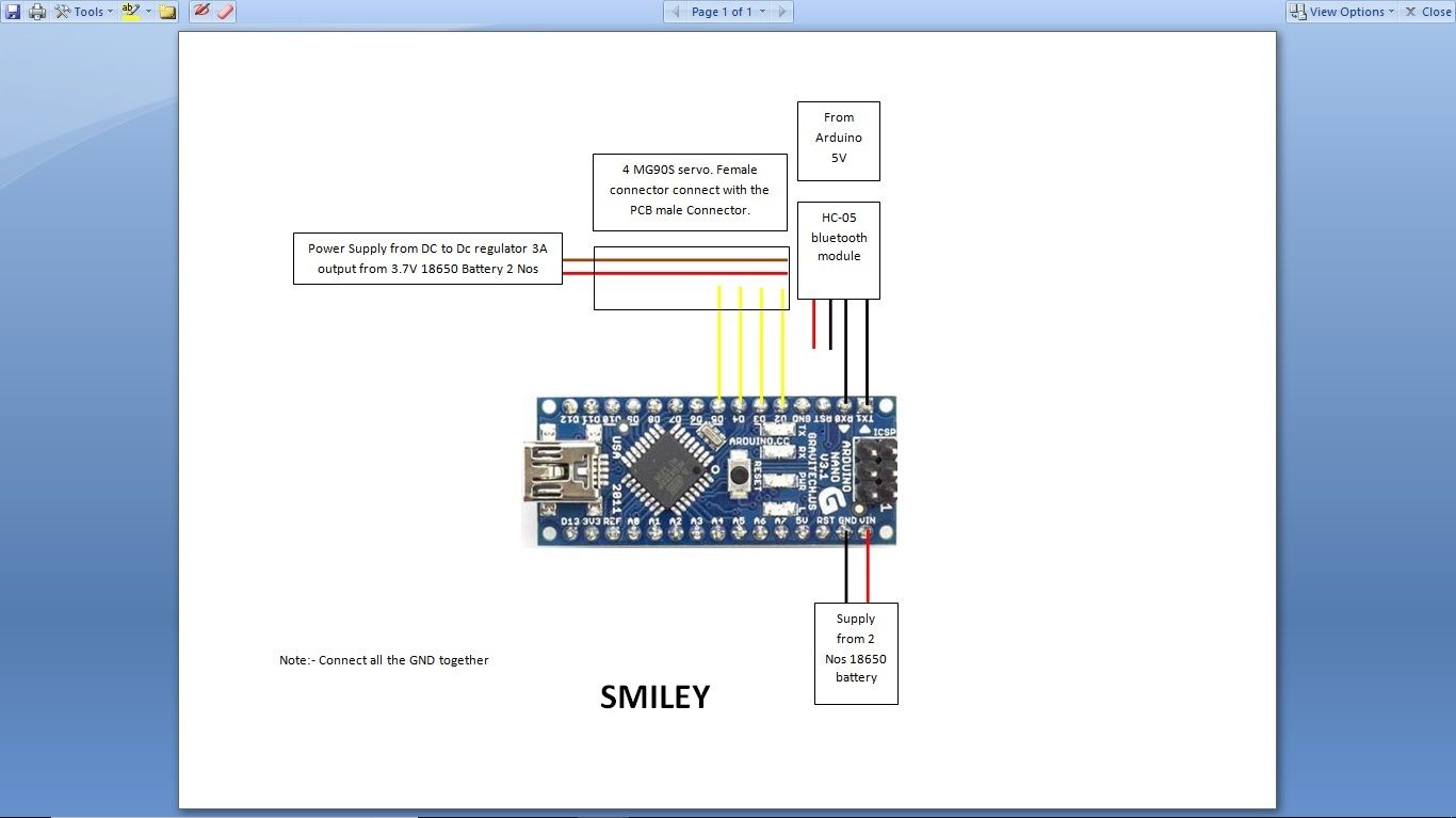Cardboard Animatronic Smiley With BT App : 22 Steps (with Pictures ...