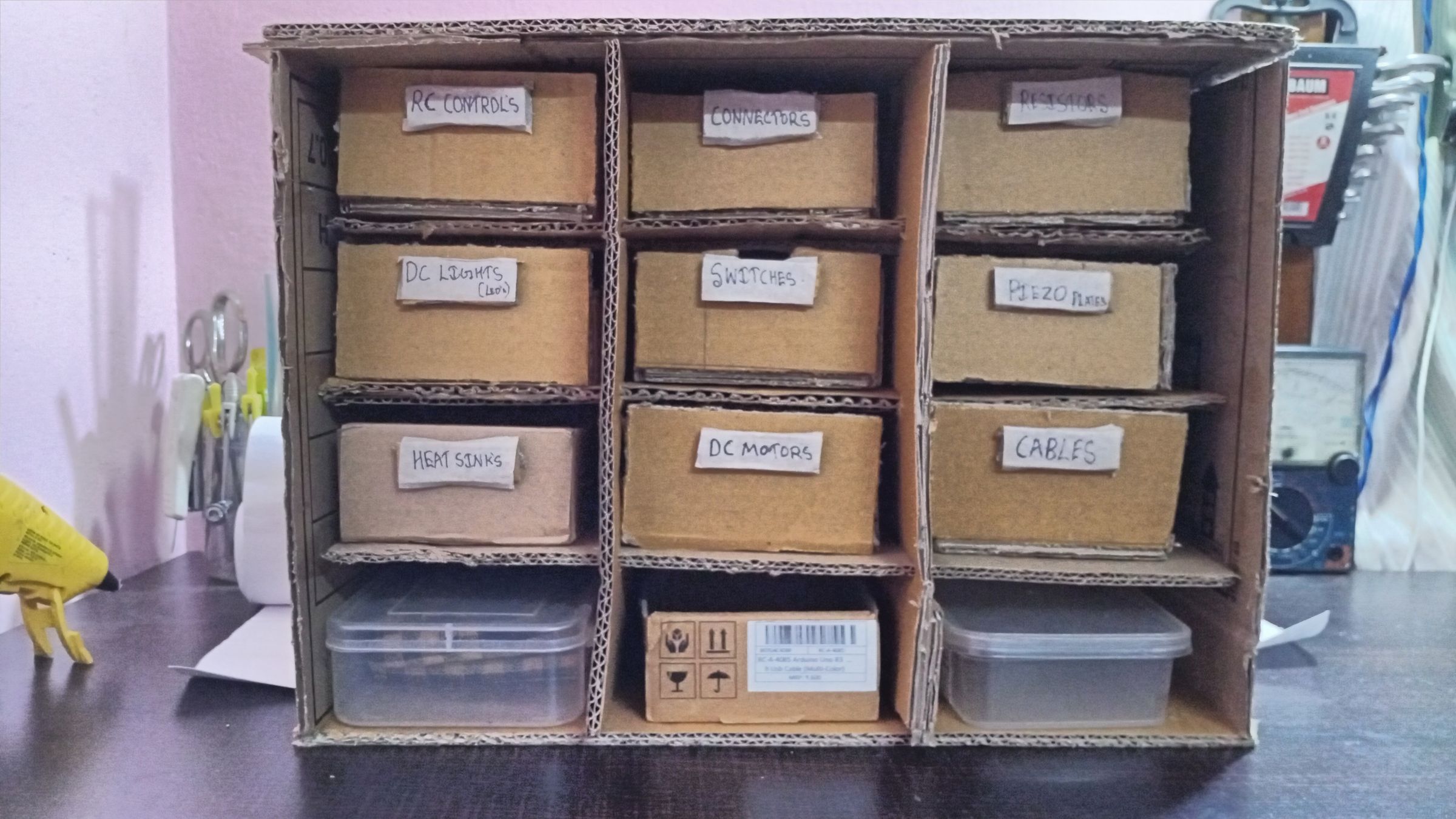 Make Your Own Electronic Components Storage Boxes!!!! : 5 Steps ...