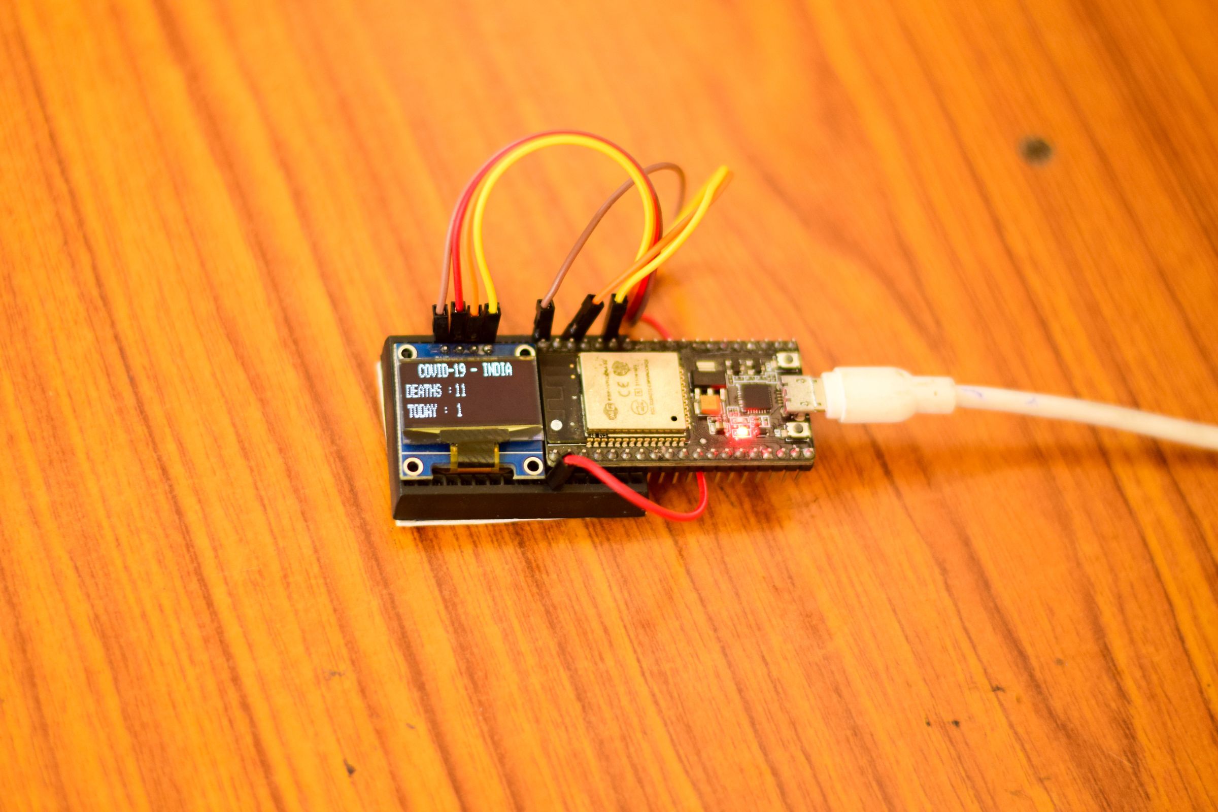 ESP32 COVID19 STATUS VIEWER : 4 Steps - Instructables