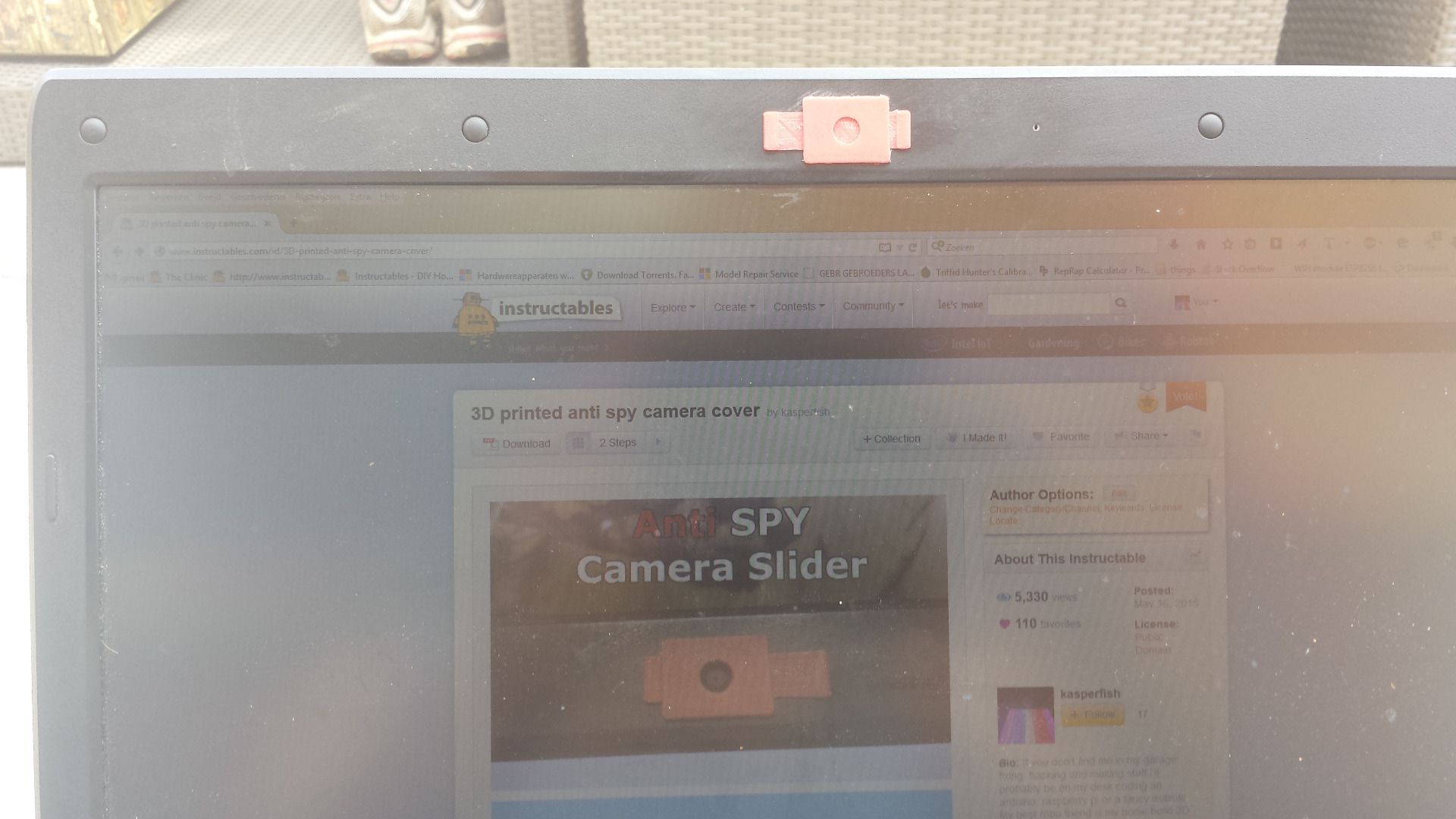 3D Printed Anti Spy Camera Cover (with Pictures) - Instructables