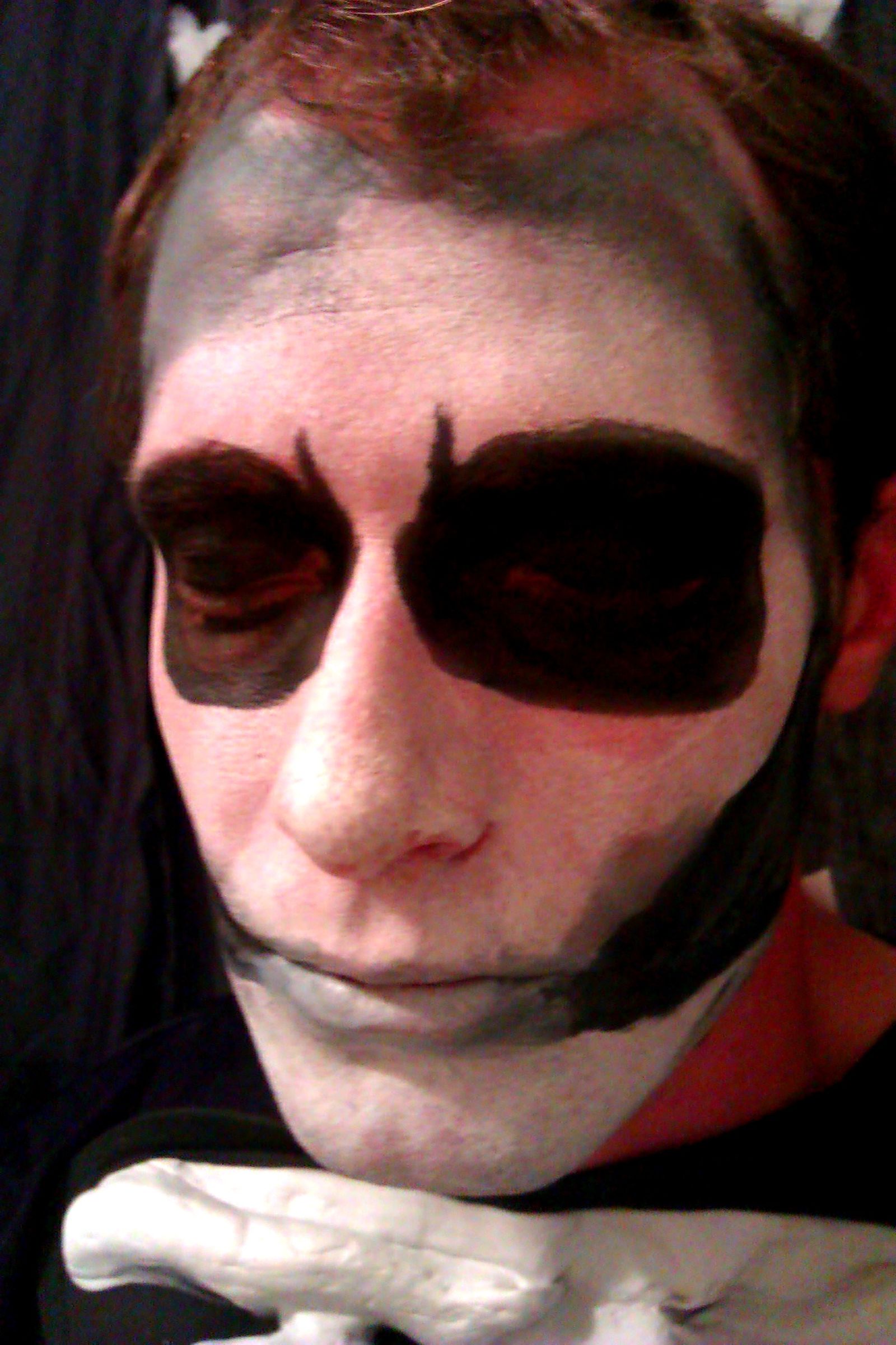 The Crow Face Paint Design