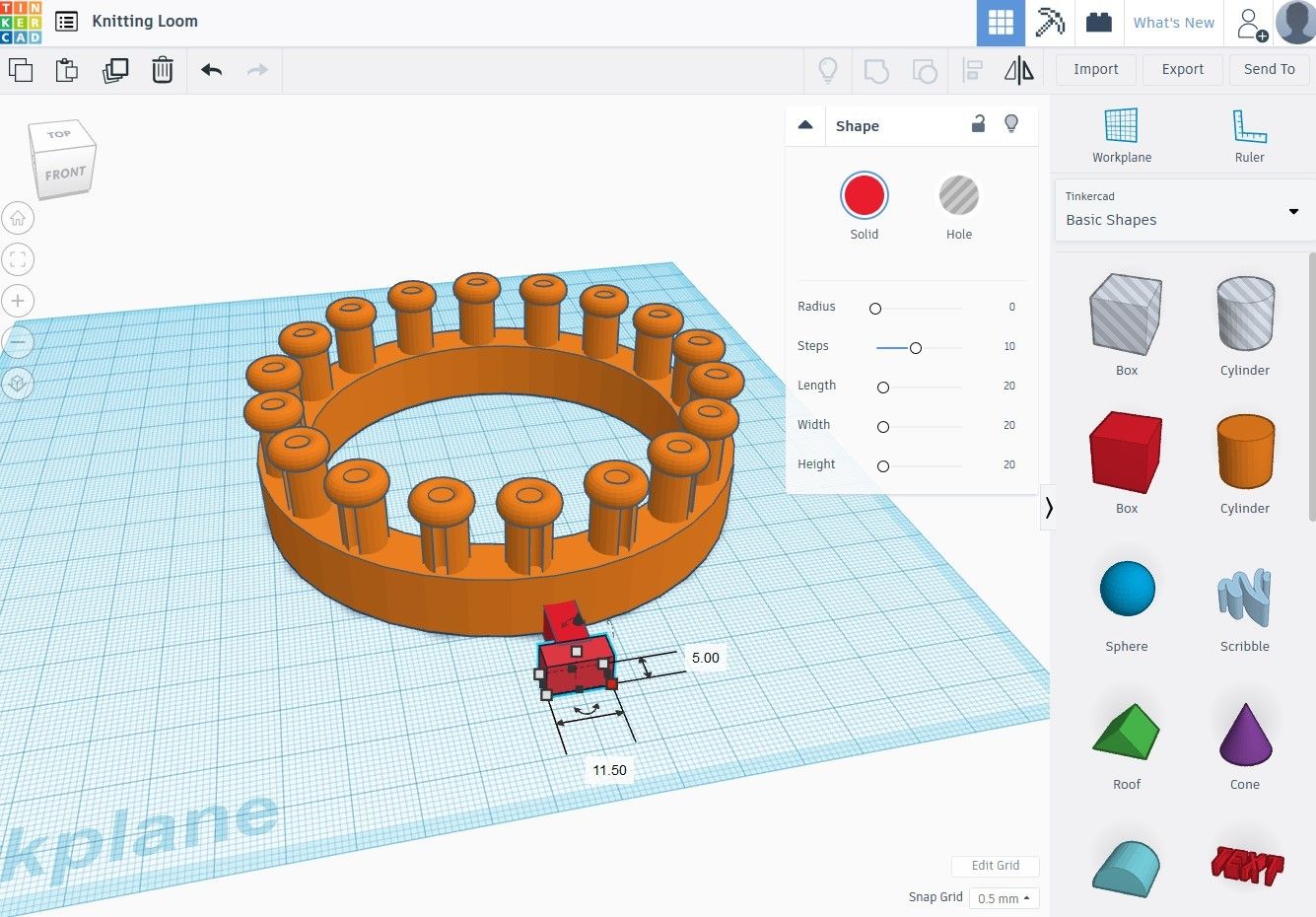 3D-Printed Loom Knit Scarf : 11 Steps (with Pictures) - Instructables