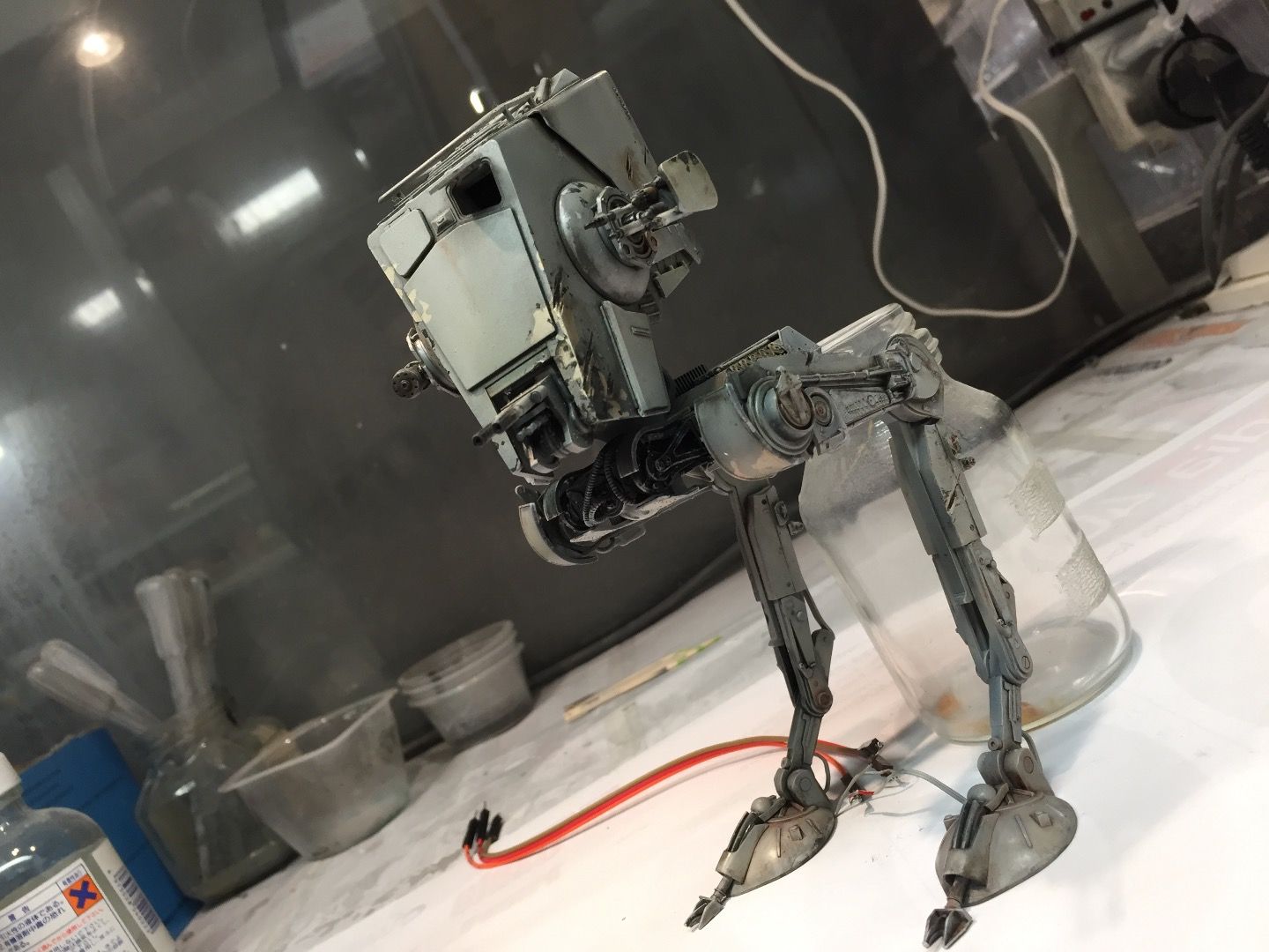 Motorized, Sound Reacting Star Wars At-St Bandai Model, With Arduino ...