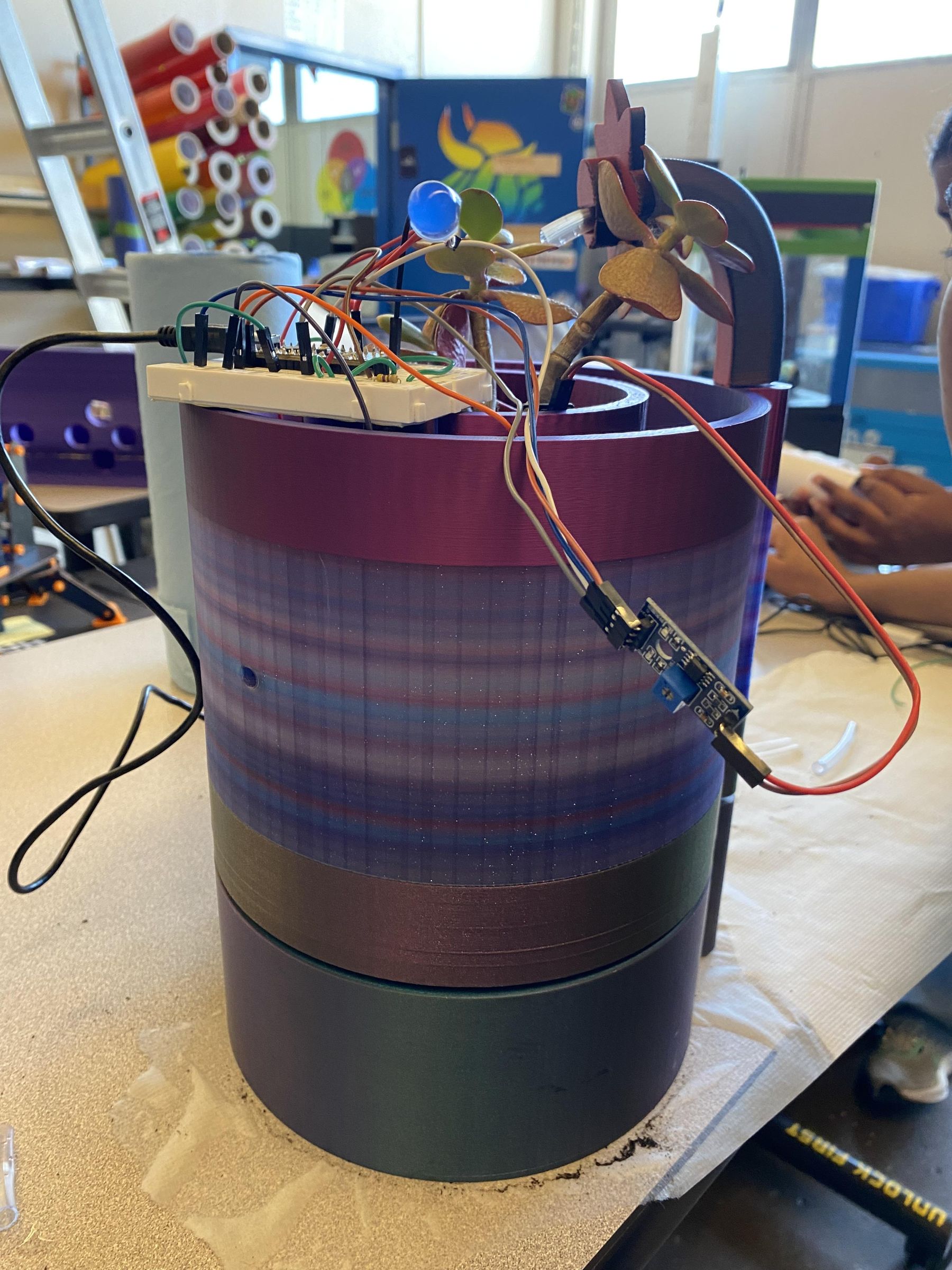 Self-Watering Plant Pot by Samhita Modala, Poojha Suresh Kumar, Riya ...