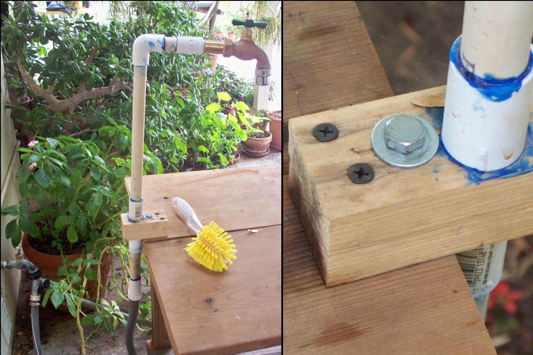 Plumb a Garden Table With Running Water! : 5 Steps (with Pictures ...