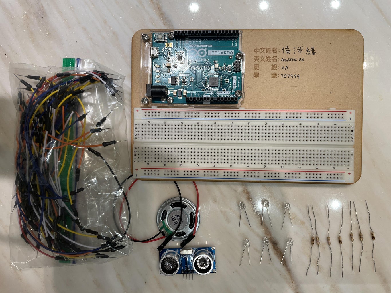 Arduino Distance Detector 9 Steps Instructables